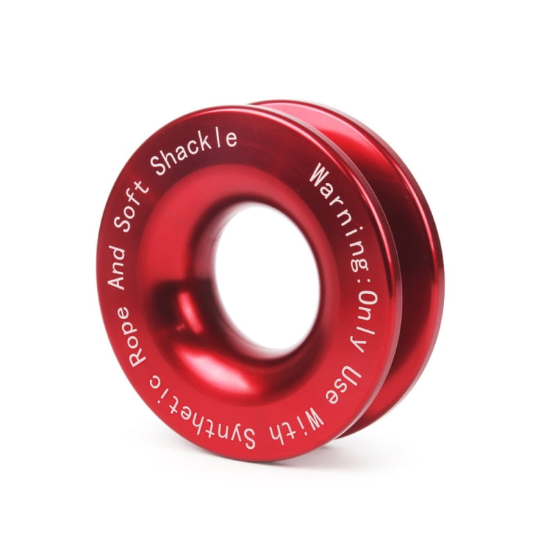 Yuventoo Winch Snatch Recovery Rings 41000lbs Break Strength Rope ...