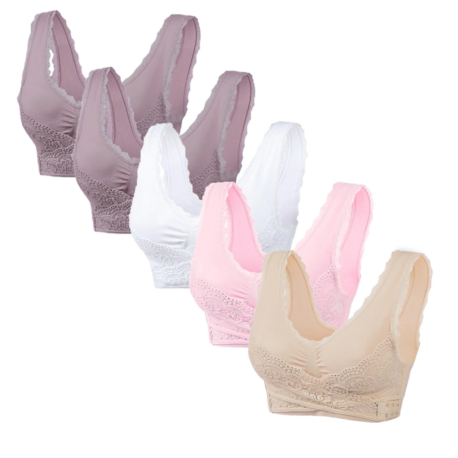 Yuwull 5Pc Kendally Bras For Older Women, Kendally Bra, Comfy Corset ...