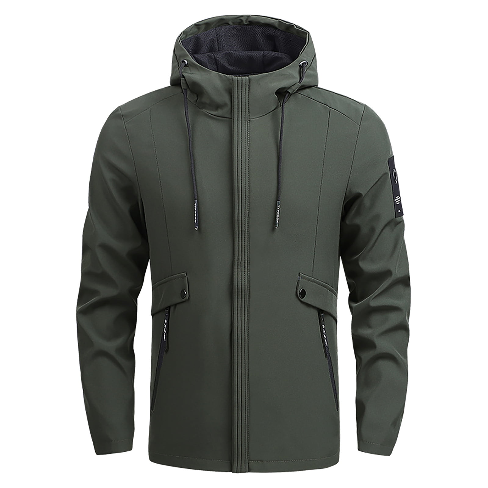 Yuwull Men Jacket Waterproof Rain Coat Quick Dry Jacket Coat Outdoor ...