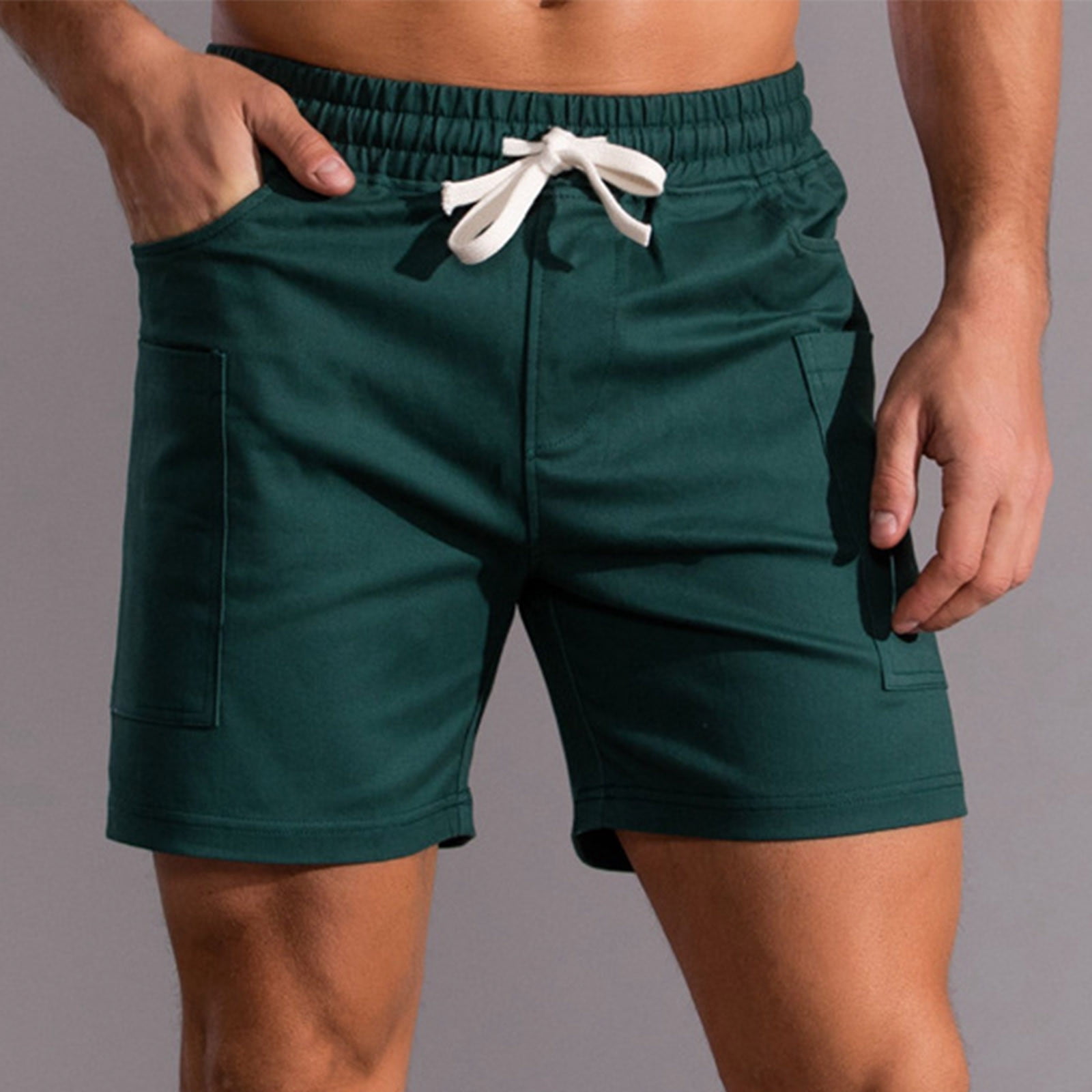 Yuwull Men's Gym Workout Shorts Running Lightweight Athletic Short ...