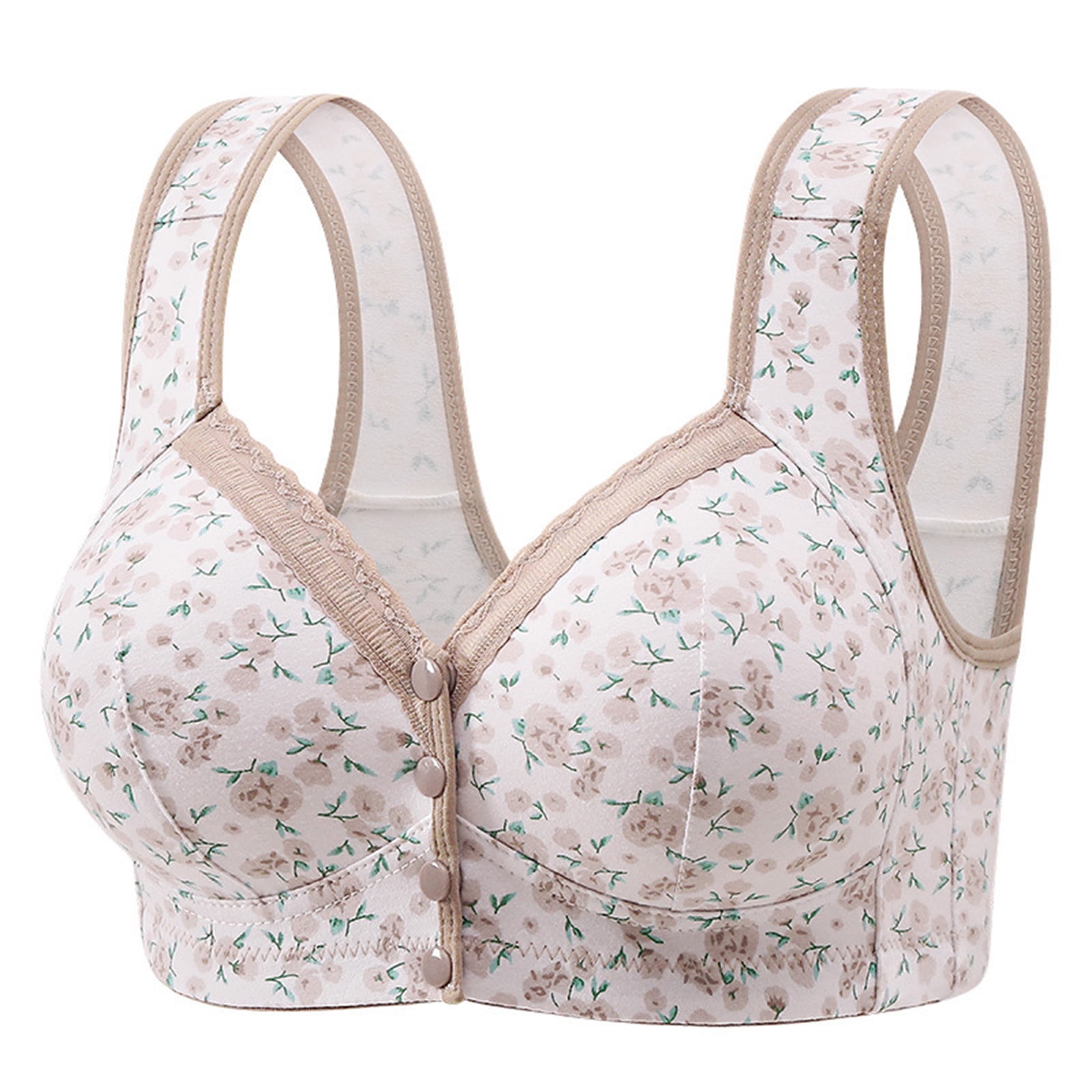 Yuwull Sports Bras Woman'S Printing Thin Style Ventilate Large Size Bra ...