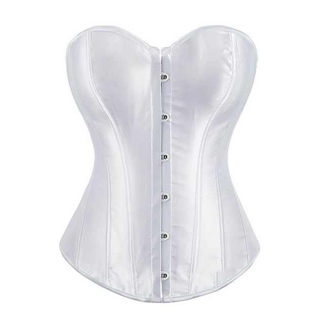 Yuwull Women'S Plus Size Overbust Bandeau Corset Top Strapless ...