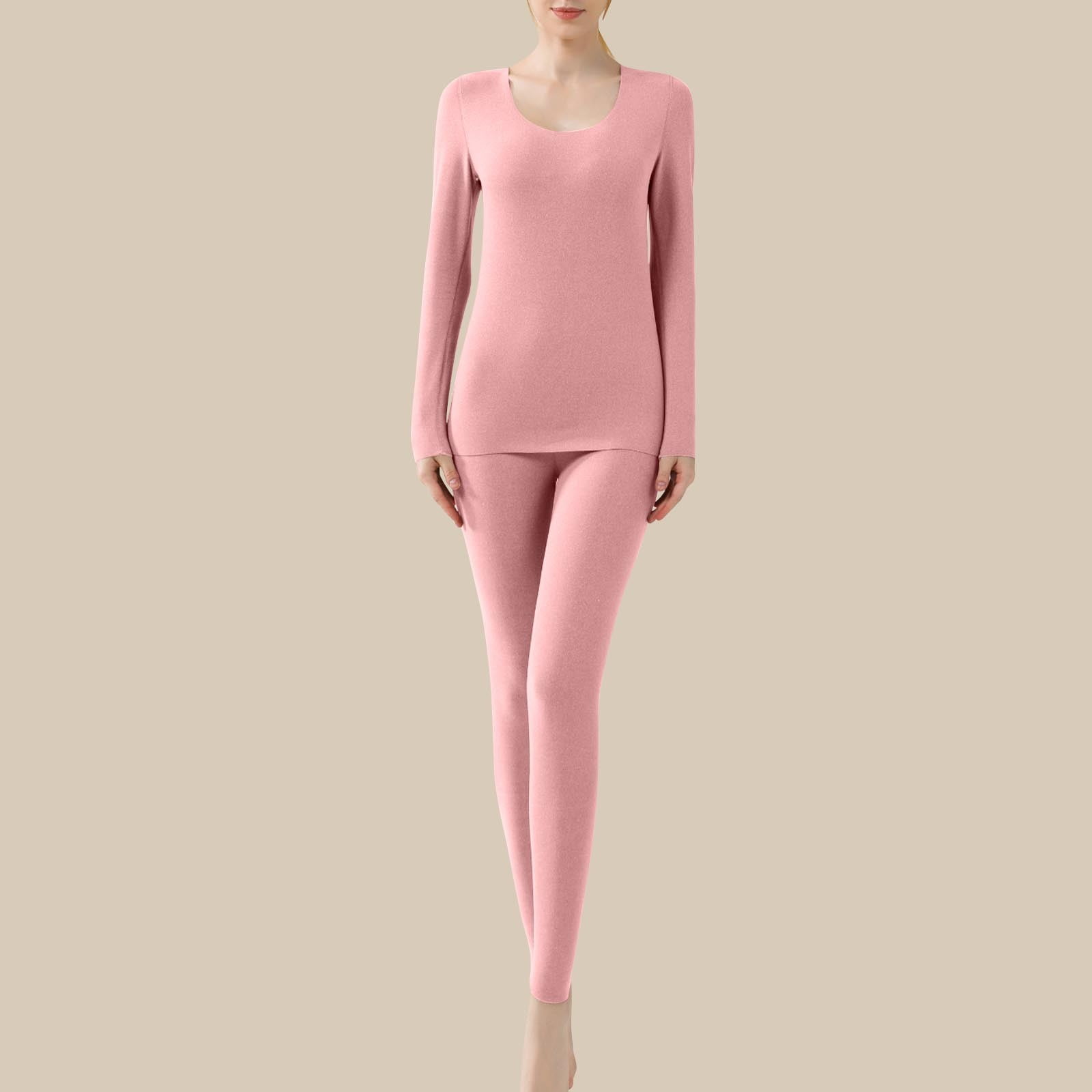 Yuwull Women’s Thermal Underwear Set, Soft Long Underwear, Warm Base ...