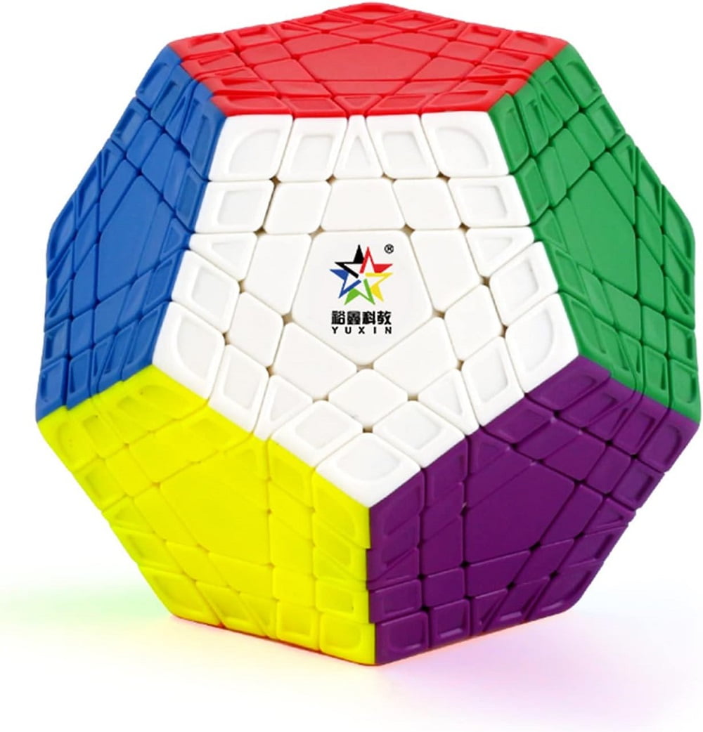 Yuxin Fast Gigaminx Stickerless 5x5 Layer Magic Cube, 12 Sided Speed ...