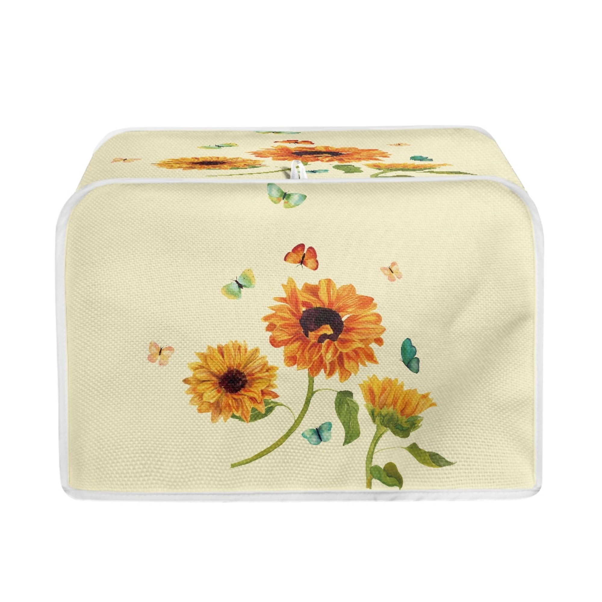Yuyamidu 4-Slice Toaster Cover Sunflower Wide Slot Bread Machine Dust ...