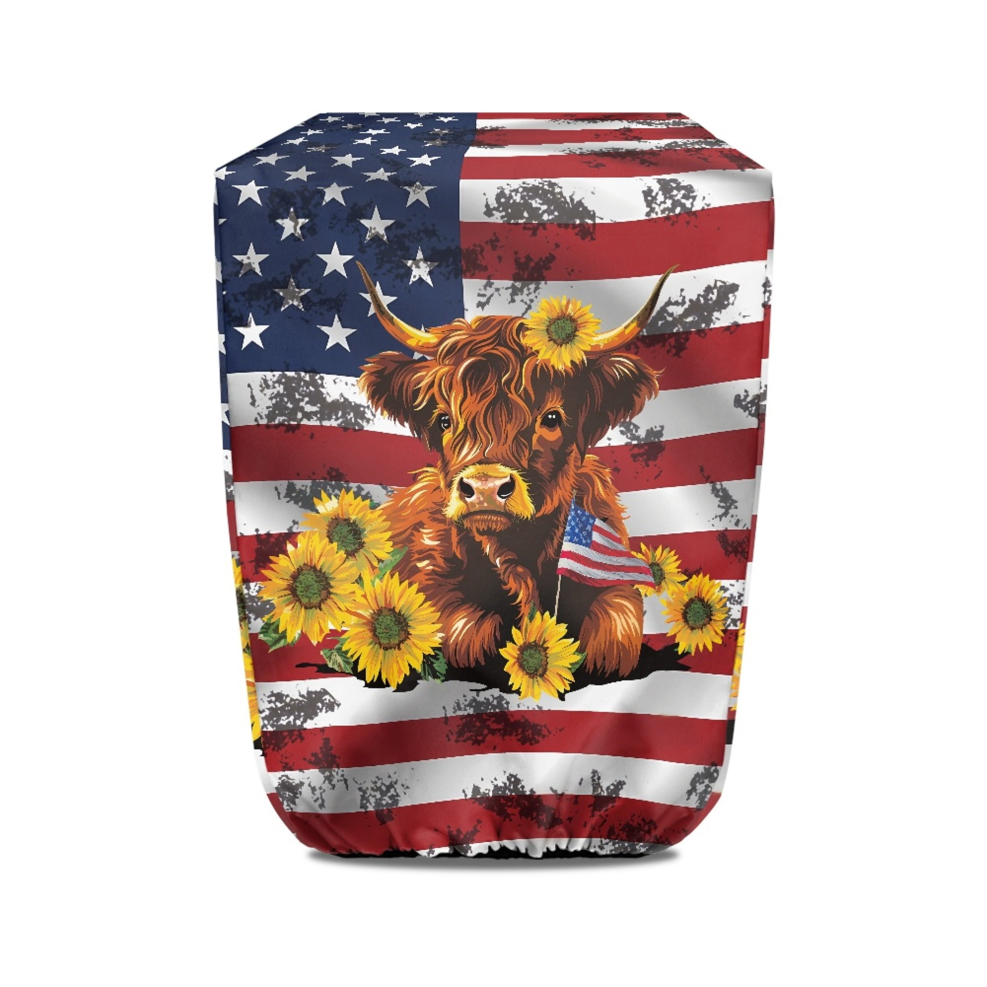 Yuyamidu American Flag RV Electric Tongue Jack Cover with Elastic Band ...