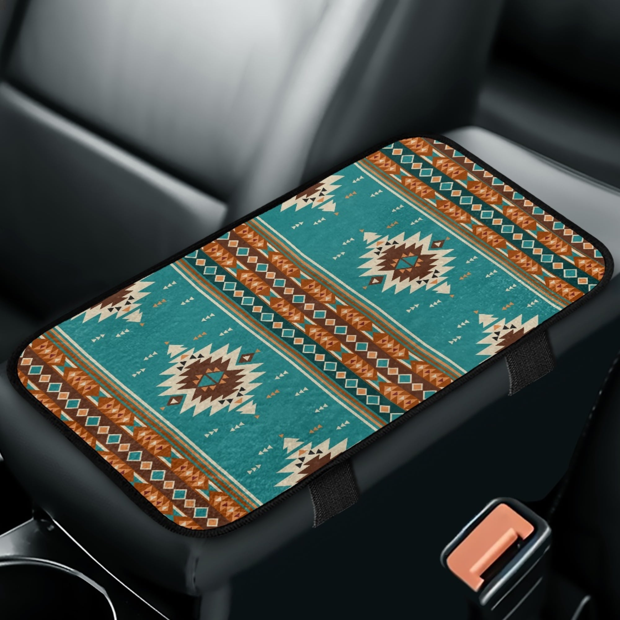 Yuyamidu Aztec African Tribal Car Center Console Armrest Cover Warm ...