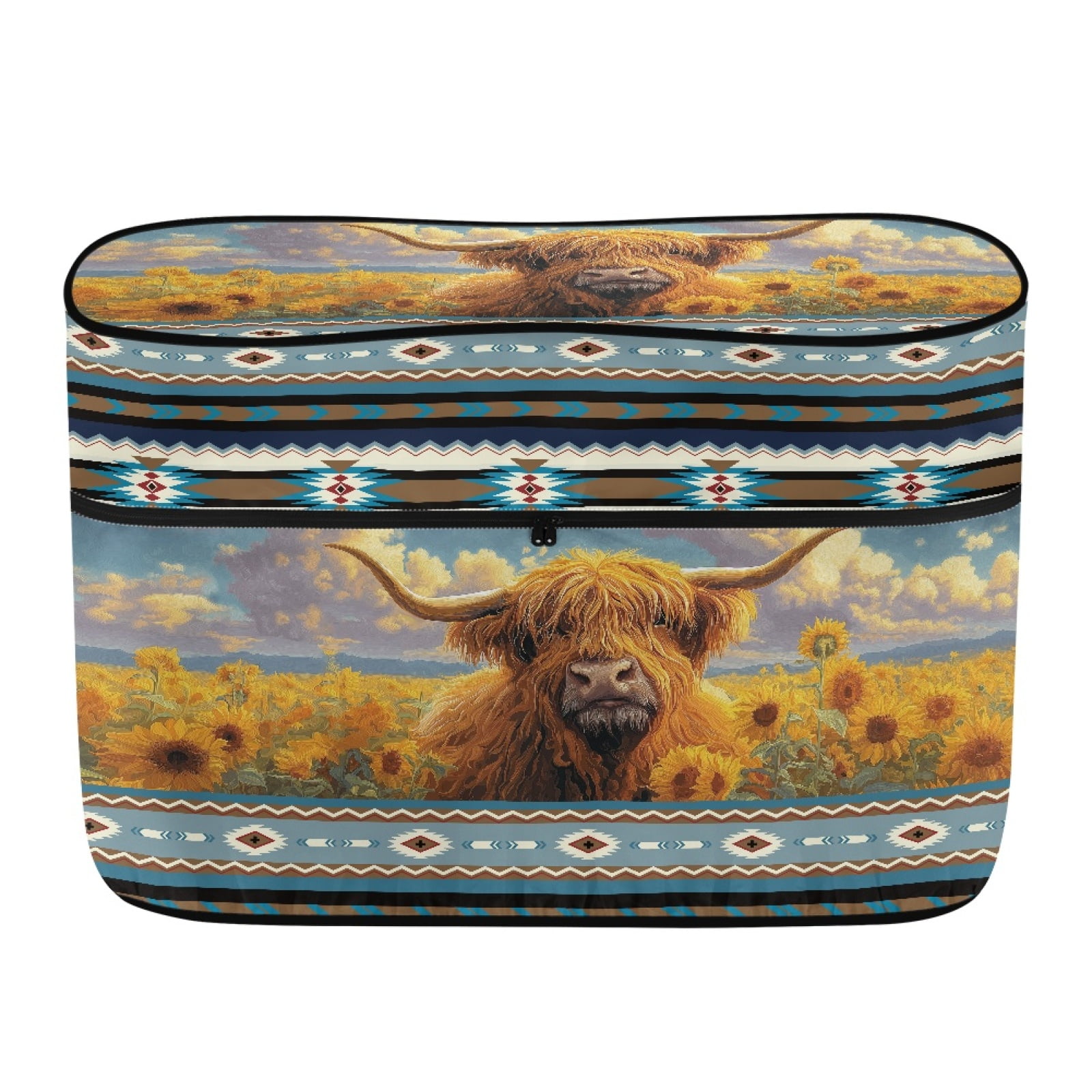 Yuyamidu Aztec Highland Cow Propane Tank Cover Easy to Install Gas ...