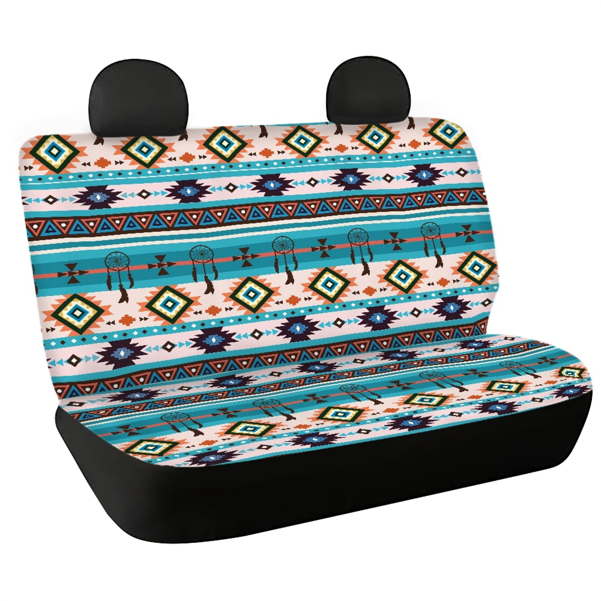Yuyamidu Aztec Western Geometric Car Back Seat Covers for SUV Truck Van ...