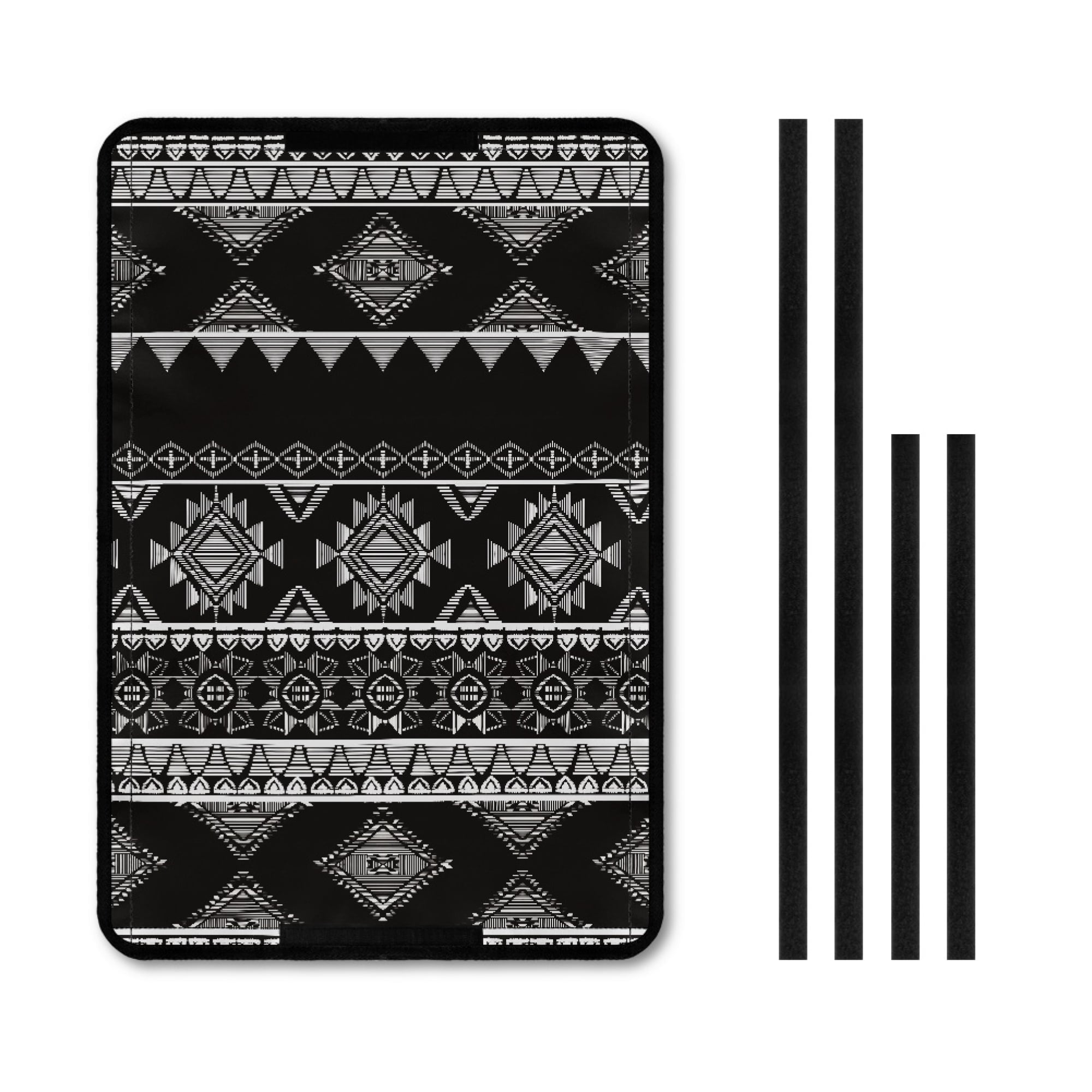 Yuyamidu Aztec Western Geometric RV Door Window Shade Black RV Blackout ...
