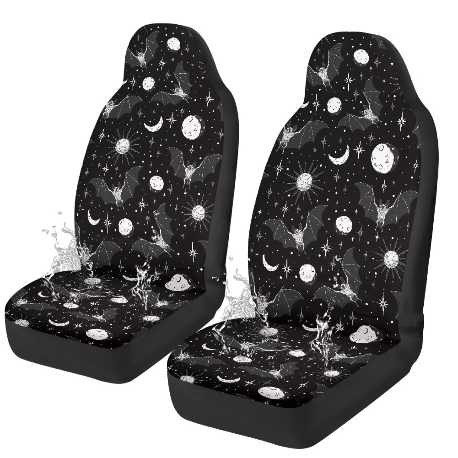 Yuyamidu Bat Car Seat Cover Full Set for Front Seats Car Interior ...