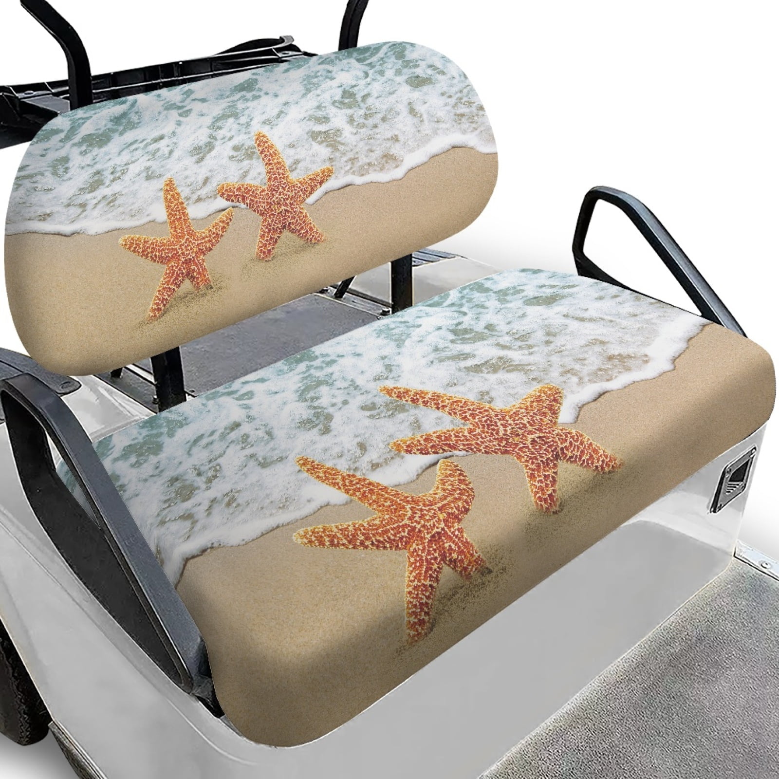 Yuyamidu Beach Golf Cart Seat Covers Seat Backrest Cushion 2 Piece ...