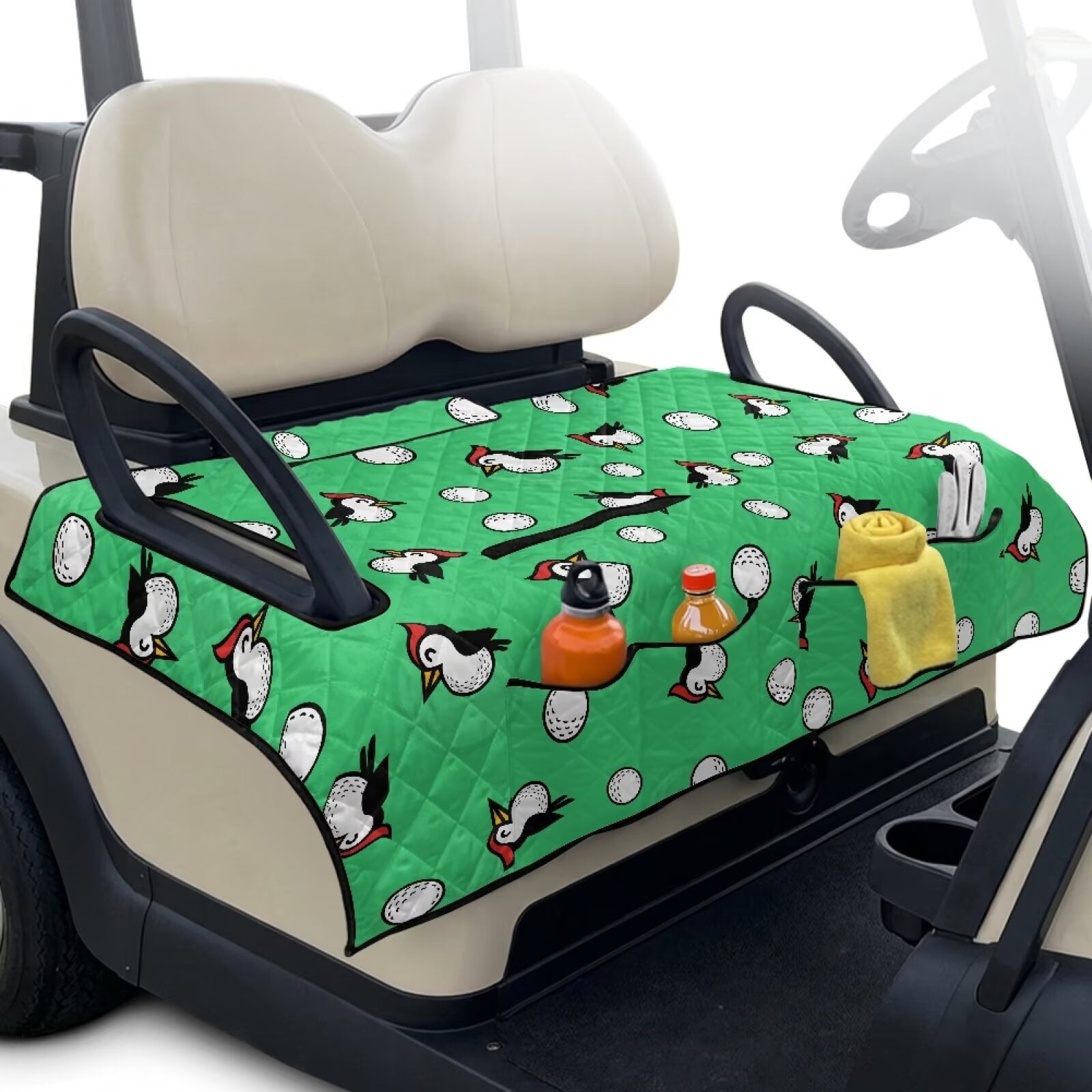 Yuyamidu Bird Golf Cart Seat Covers Golf Ball Golf Cart Seat Towel ...