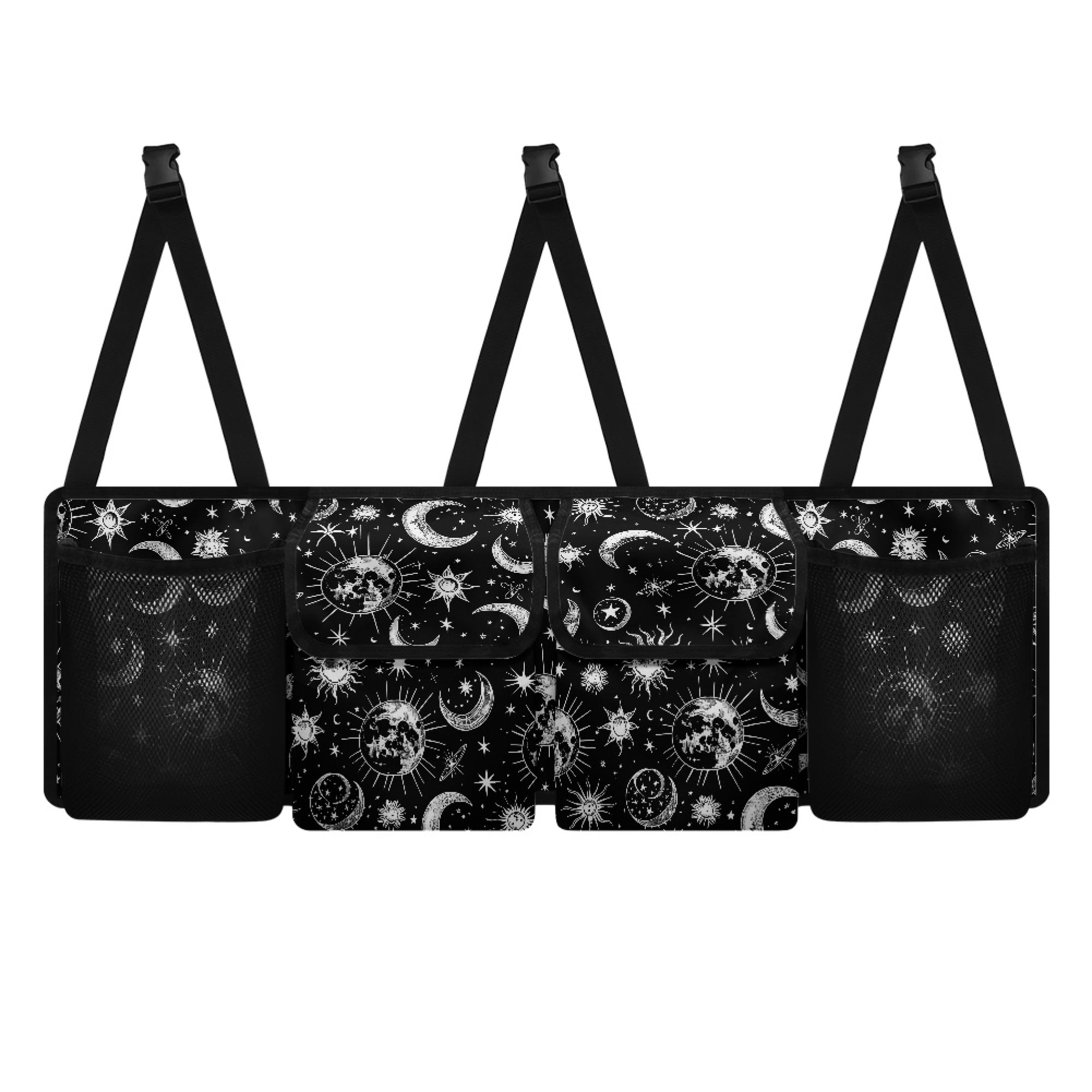 Yuyamidu Black Car Trunk Organizer for Sedan Truck SUV Van Sun and Moon ...