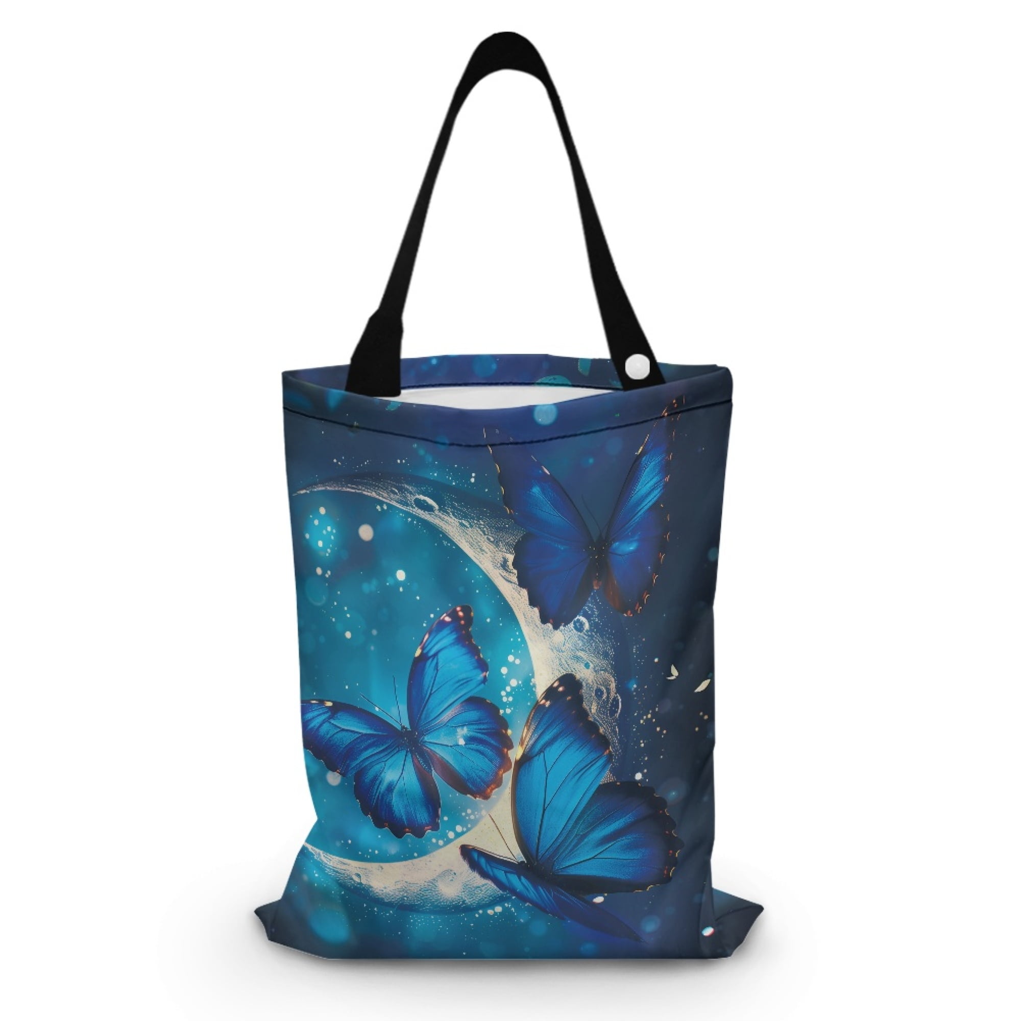 Yuyamidu Blue Butterfly Car Trash Bag Moon Garbage Bag Storage Bag for ...