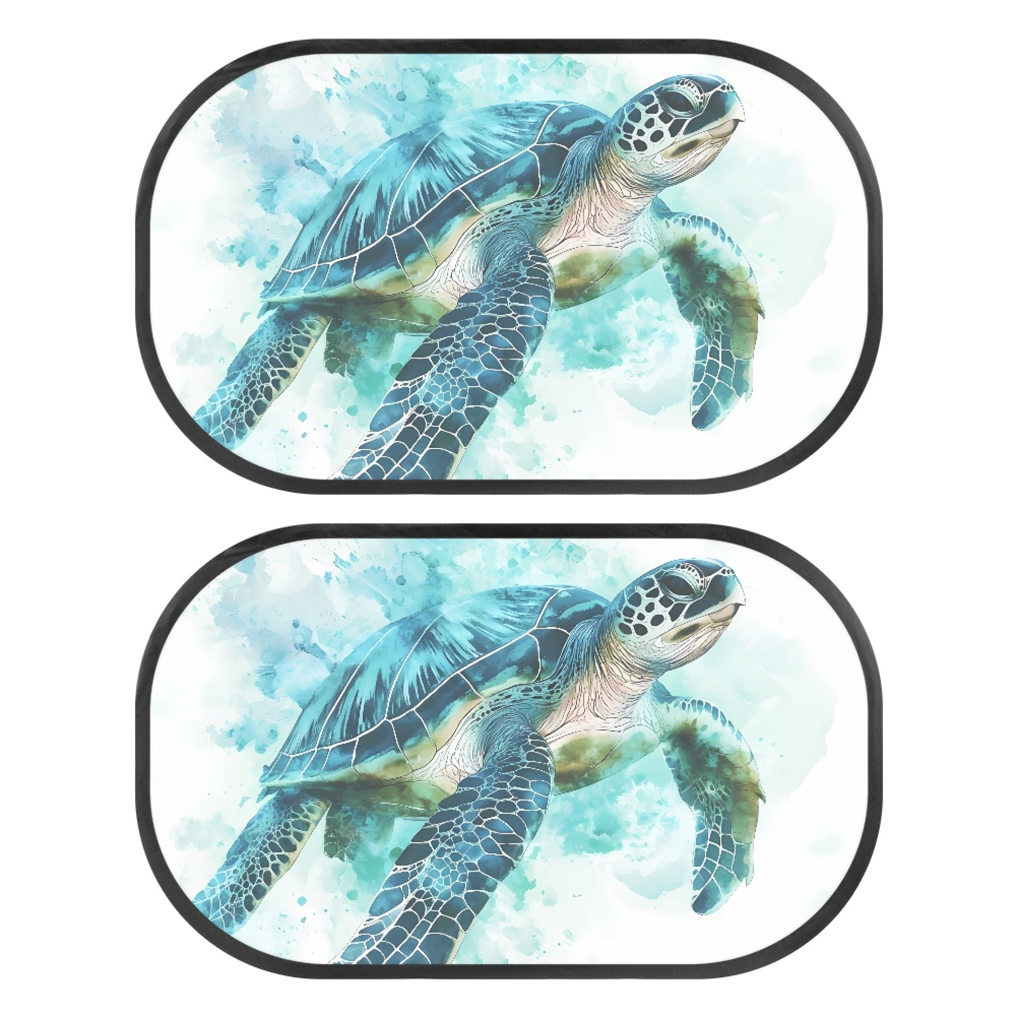 Yuyamidu Blue Sea Turtle Baby Windows Shades for Car Universal Car ...