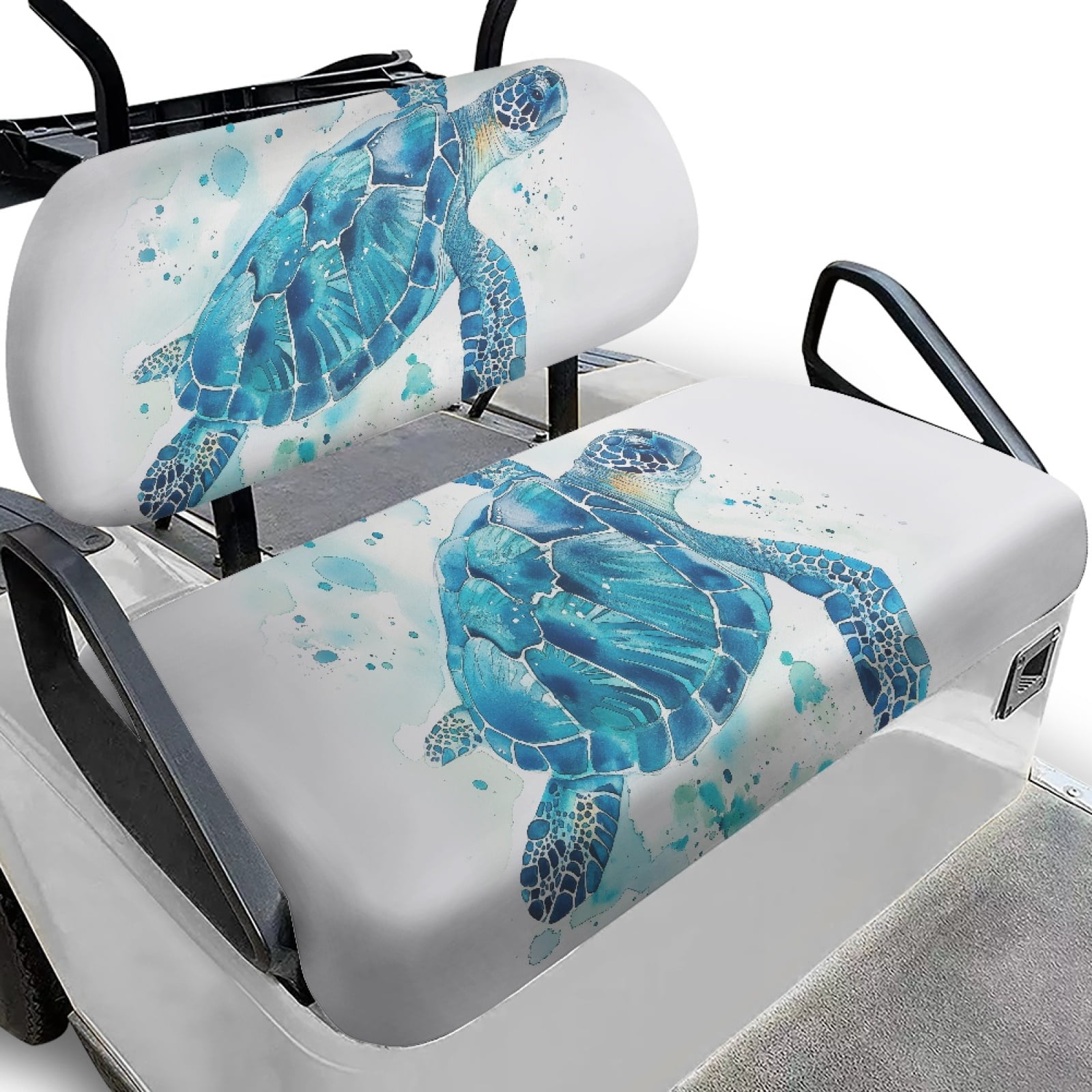 Yuyamidu Blue Sea Turtle Golf Cart Seat Cover Backrest Cover 2 PCS ...