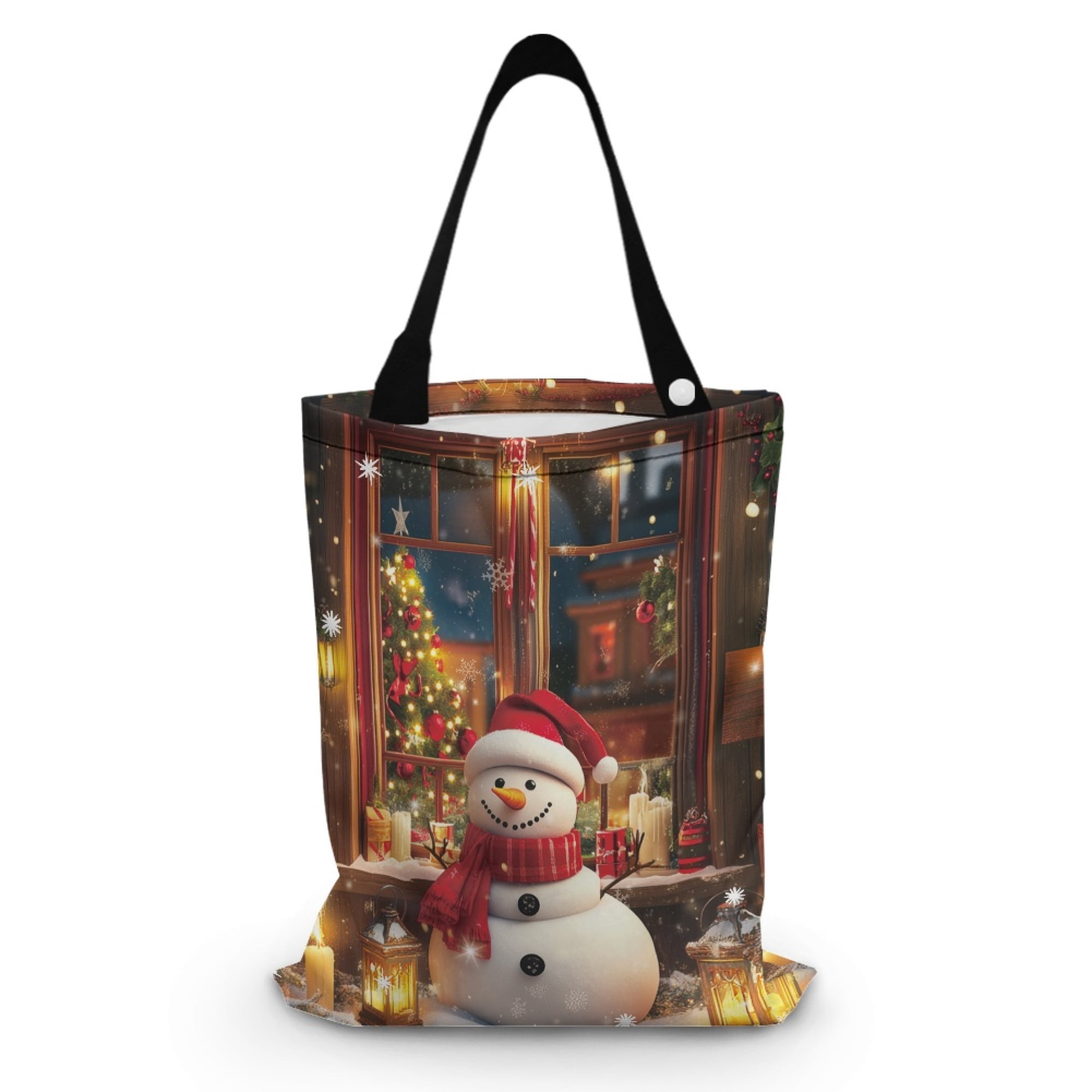 Yuyamidu Christmas Car Trash Bag Snowman Car Garbage Bags Foldable Auto ...