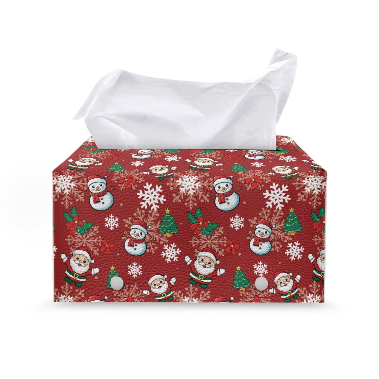 Yuyamidu Christmas Square Tissue Box Cover Anti-Stains Tissue Box ...