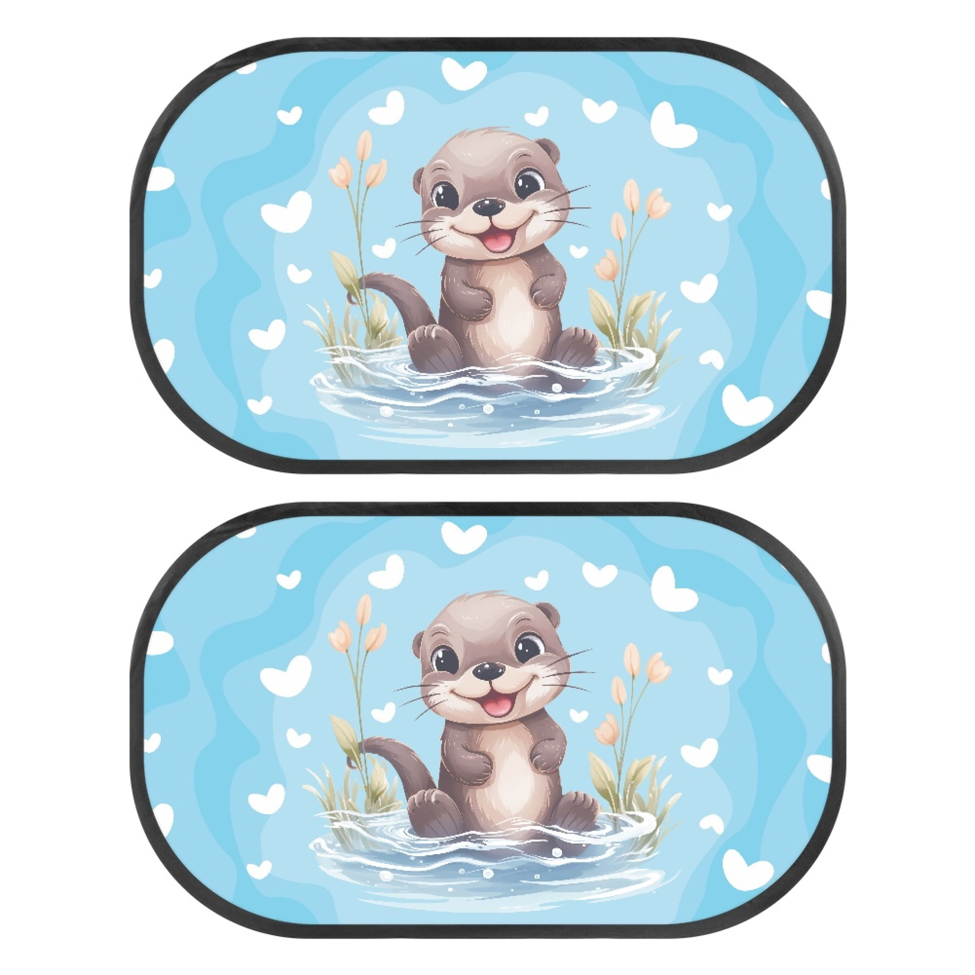 Yuyamidu Cute Otter Car Window Shade for Side Window Baby Windows ...