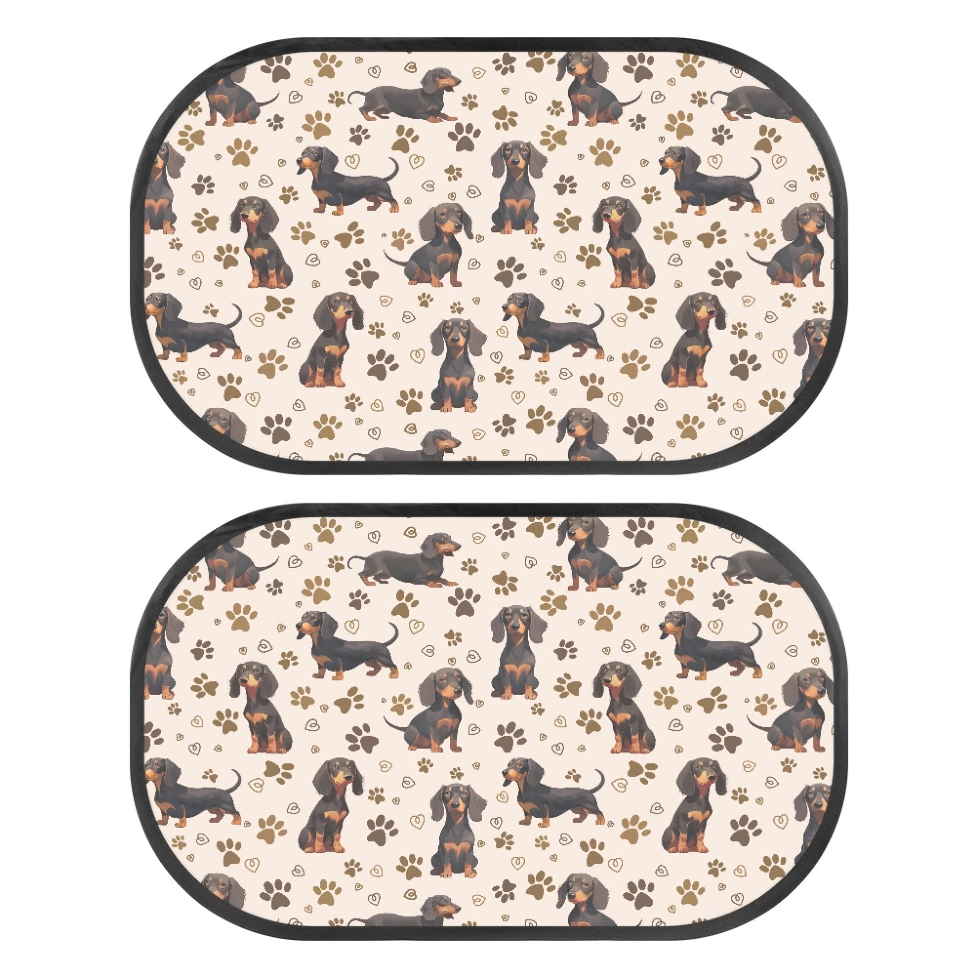 Yuyamidu Dachshund Car Window Shade for Baby Dog Paw Vehicle Rear ...