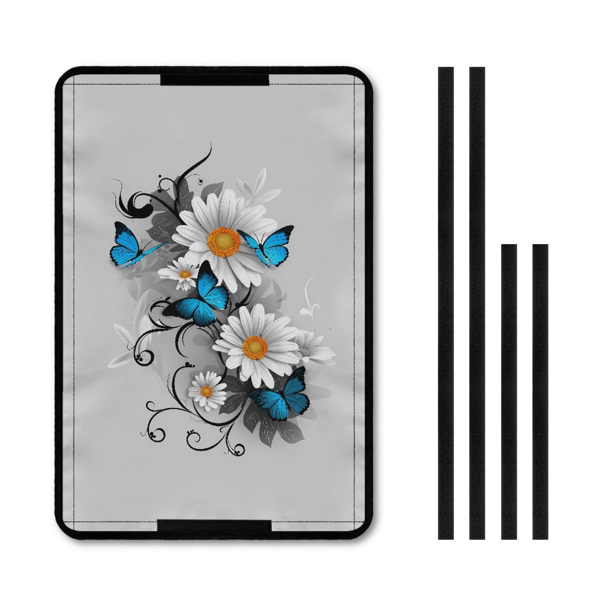 Yuyamidu Dasiy RV Door Window Shade RV Skylight Cover Blue Butterfly ...