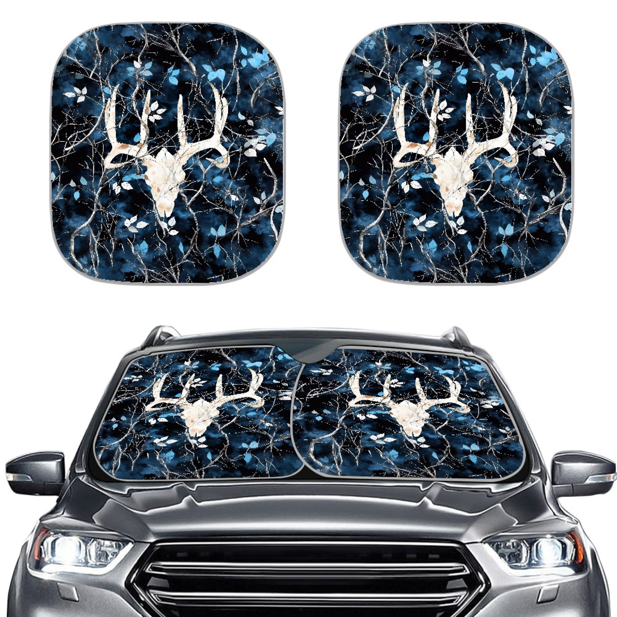 Yuyamidu Deer Car Window Sunshade for SUV Van Truck Camo Hunting Car ...