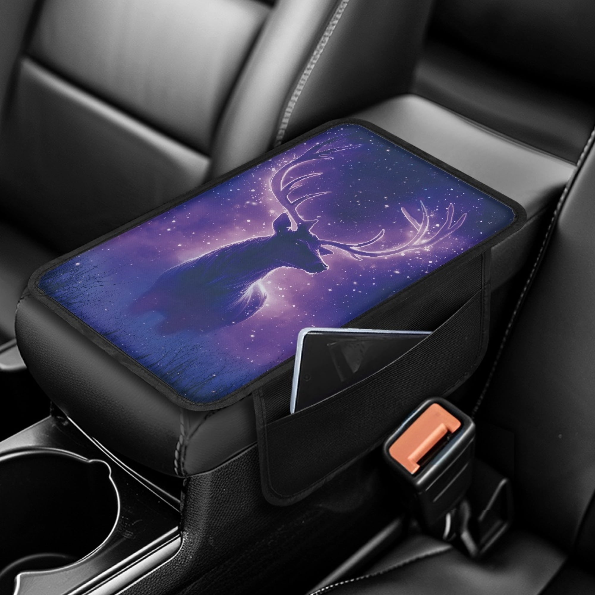 Yuyamidu Deer Center Console Armrest Cover for SUV Car Truck Purple ...