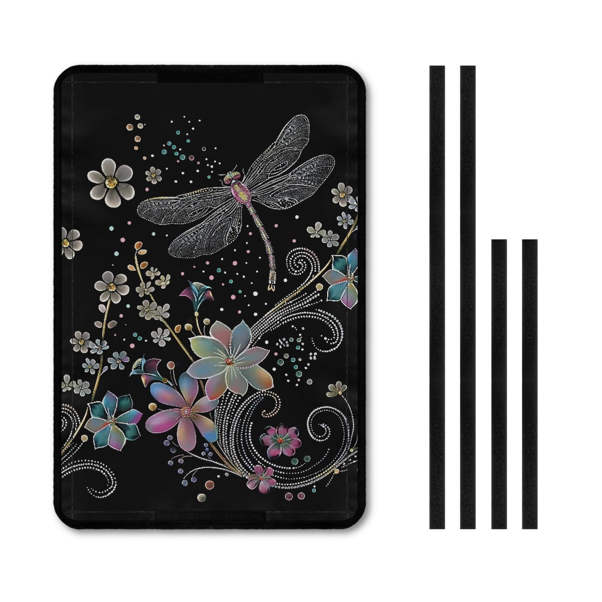 Yuyamidu Dragonfly RV Door Window Shade Cover Decorative Cover Flower ...