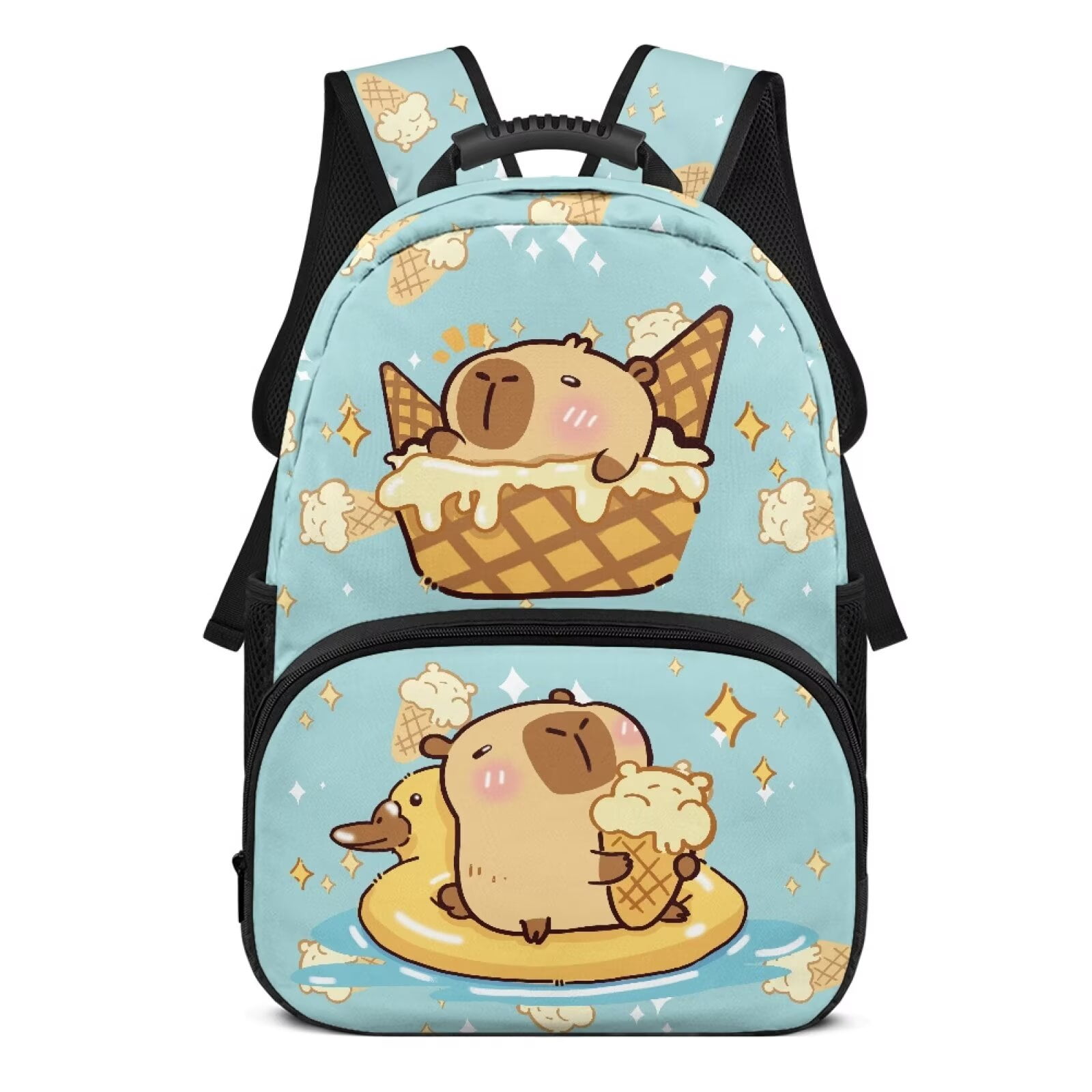 Yuyamidu Duck Capybara School Bags for Boys 7-10 Girls Book Bags Ages 6 ...
