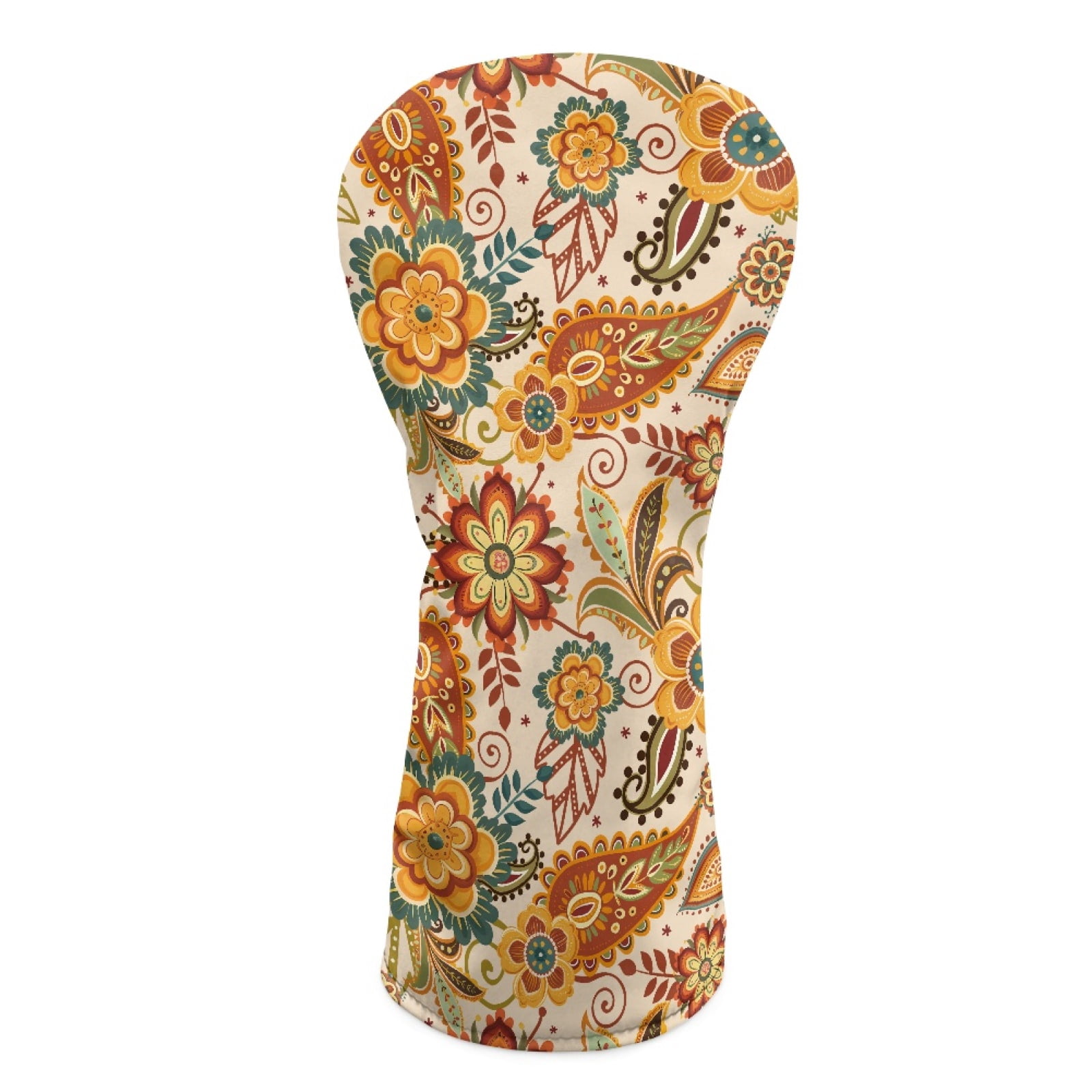 Yuyamidu Fall Flowers Golf Ball Golf Club Headcover Orange Floral Golf ...
