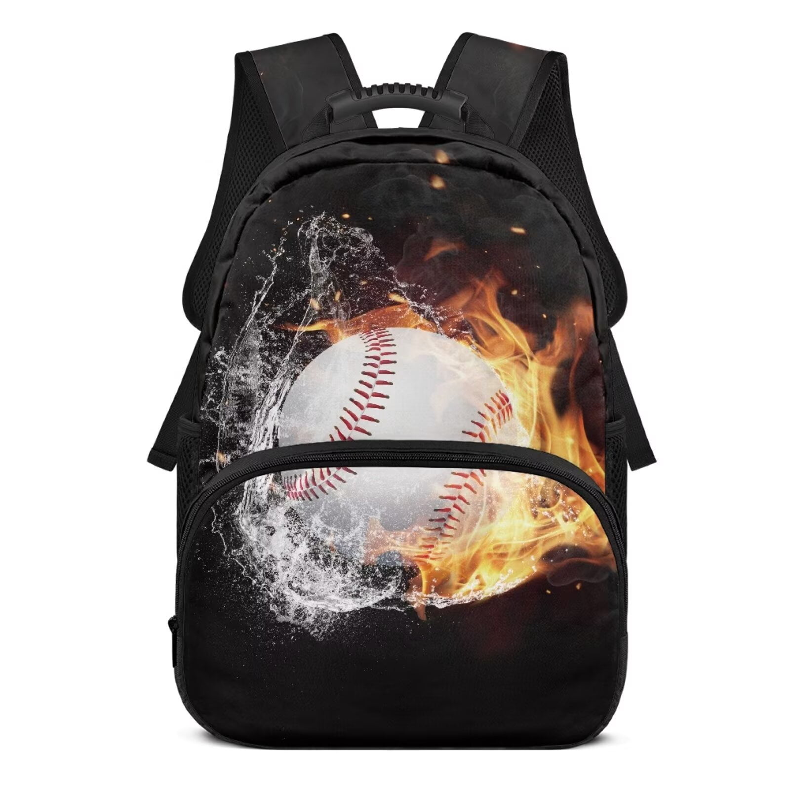 Yuyamidu Fire Baseball Backpack for School Boys 3rd Grade Kids Book Bag ...