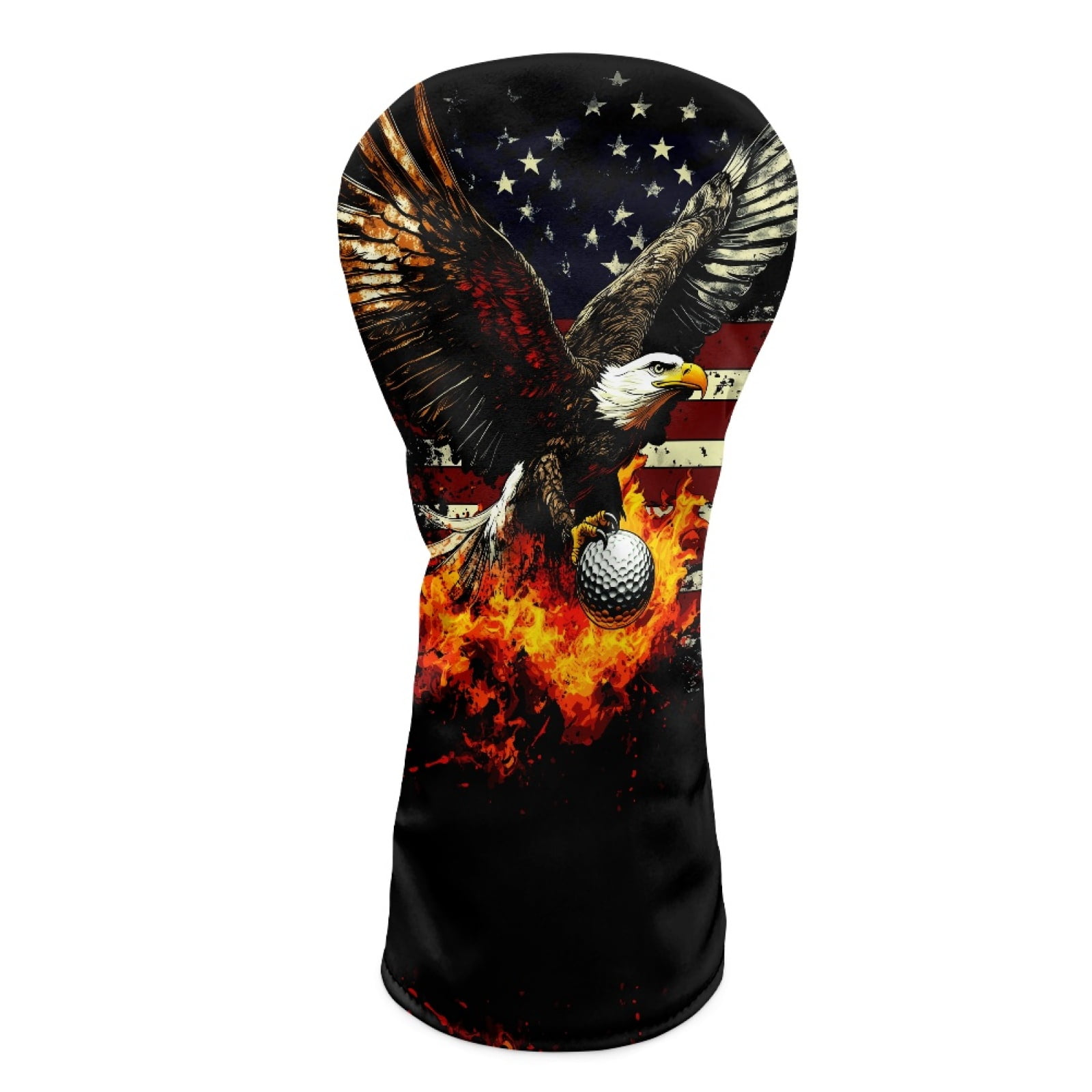 Yuyamidu Fire Eagle Golf Head Covers USA Flag Driver Headcover Fairway ...