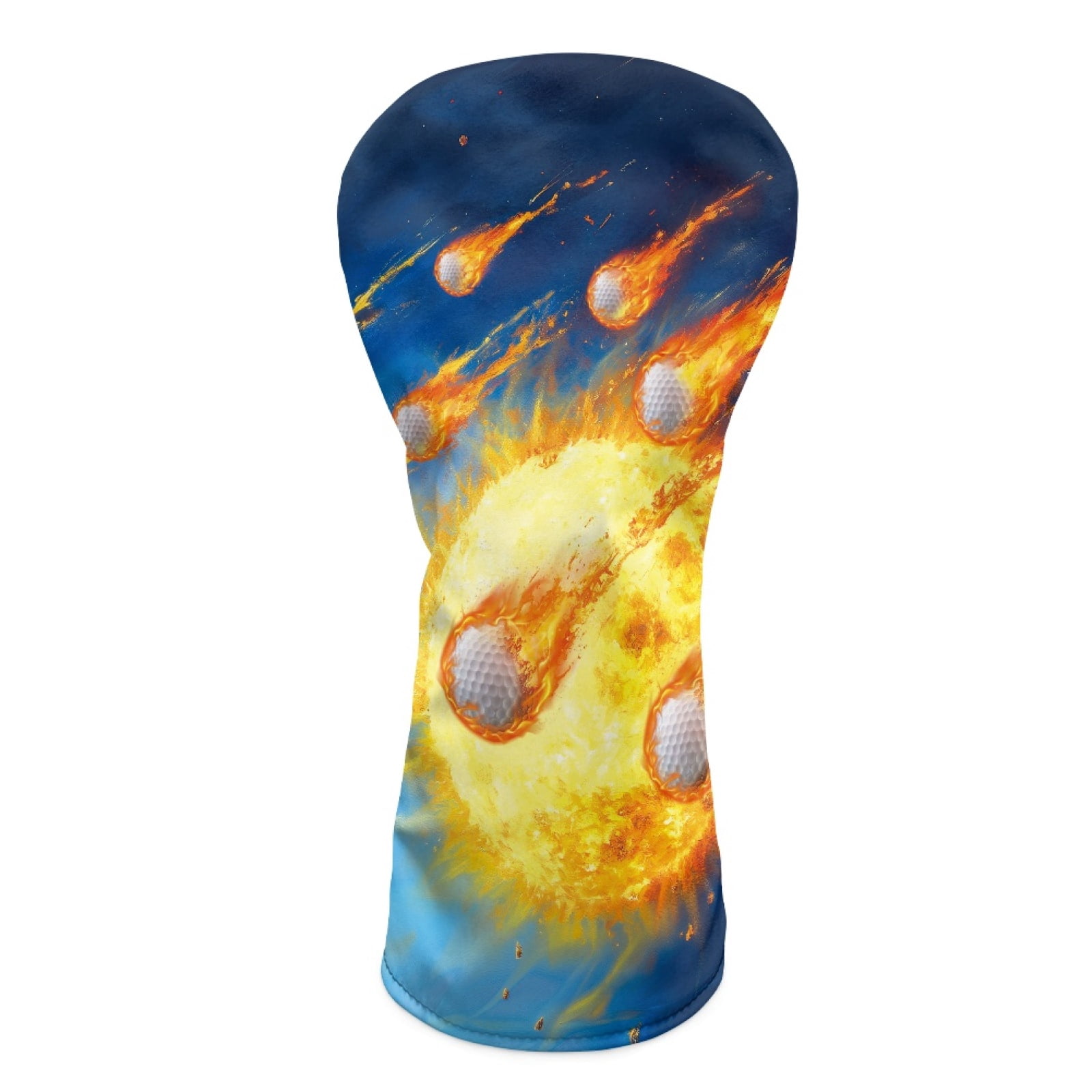 Yuyamidu Fire Golf Ball Golf Club Cover Fit Driver Fairway Wood Hybrid ...