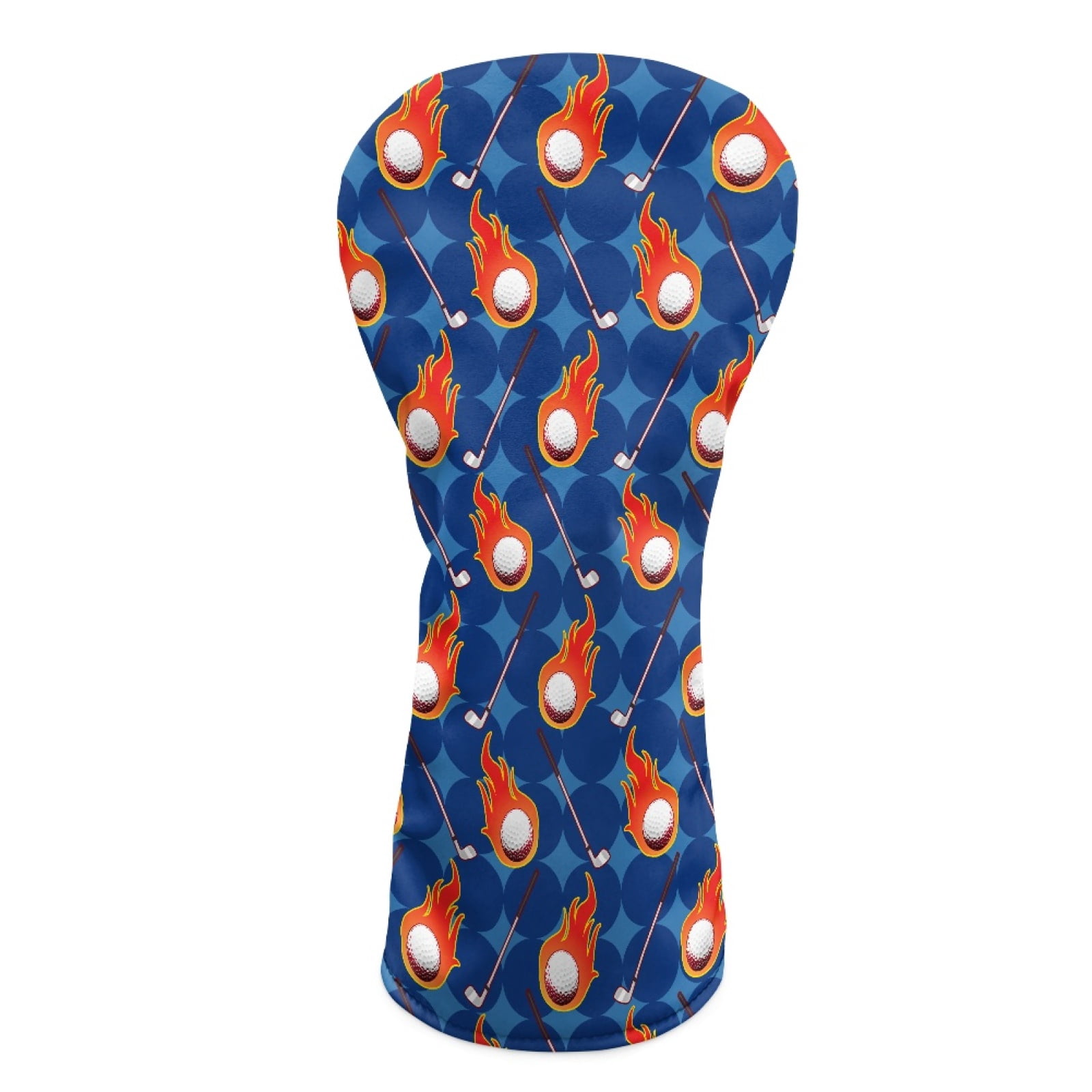 Yuyamidu Fire Golf Ball Golf Head Covers, Blue Golf Club Covers Driver ...