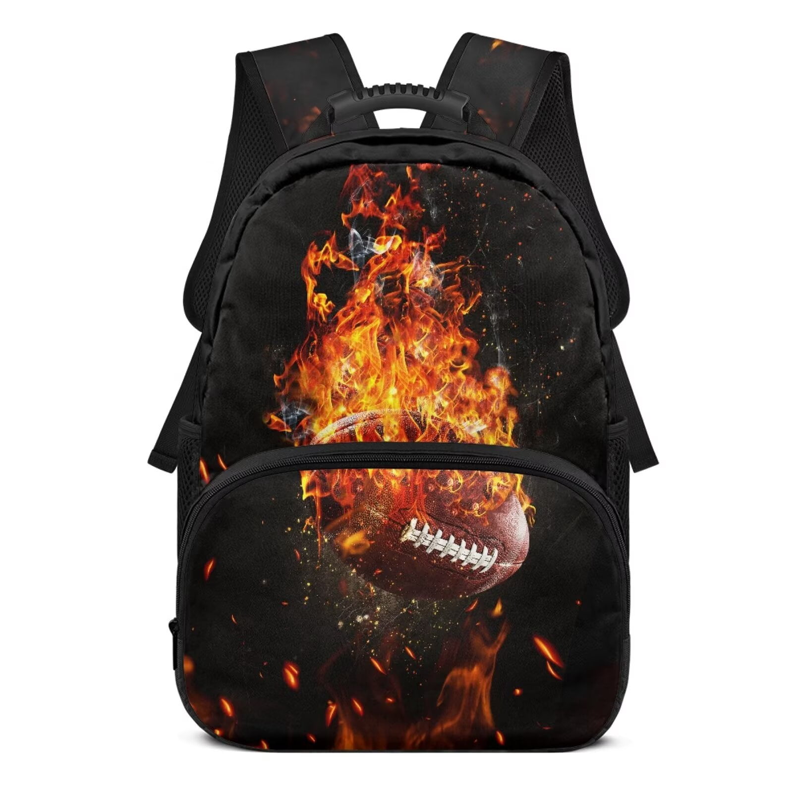 Yuyamidu Fire Rugby Backpack for School Boys 3rd Grade Kids Book Bag ...