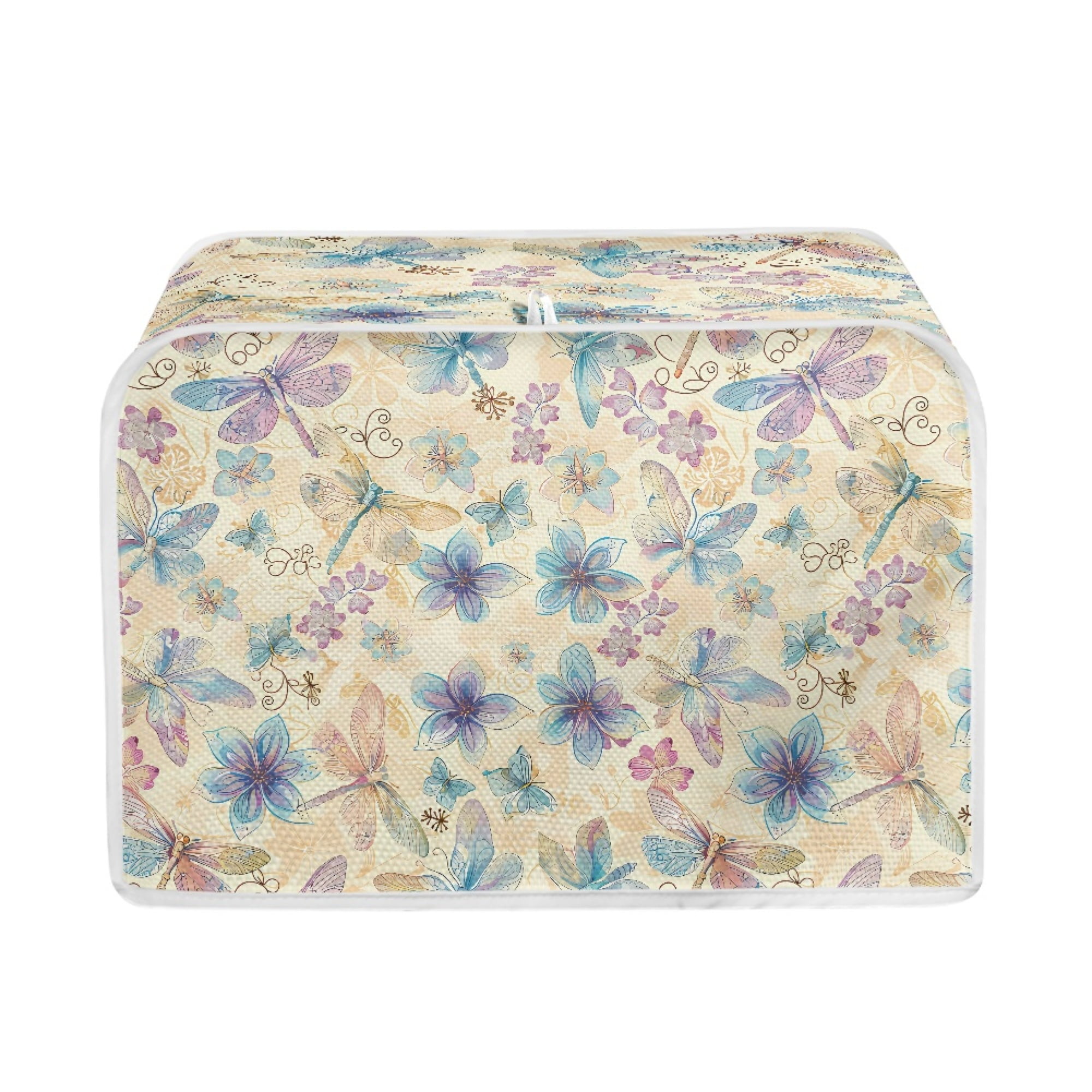 Yuyamidu Floral Toaster Cover 2-Slice Dragonfly Wide Slot Microwave ...