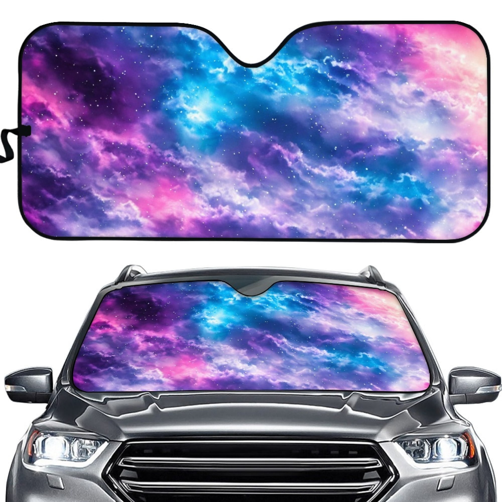 Yuyamidu Galaxy Car Sunshade for Windshield Universal Fit SUV Van Truck ...