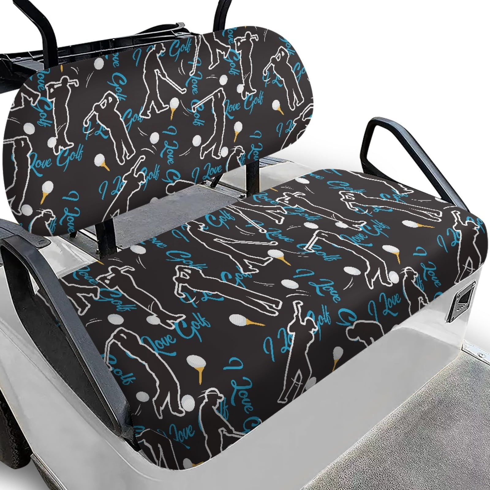 Yuyamidu Golf Print Golf Cart Seat Cover Fashion Golf Cart Seat ...