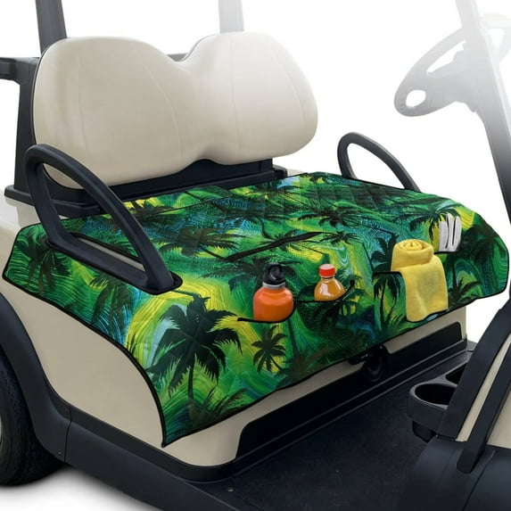 Yuyamidu Green Coconut Tree Golf Cart Seat Covers Tropical Golf Cart ...