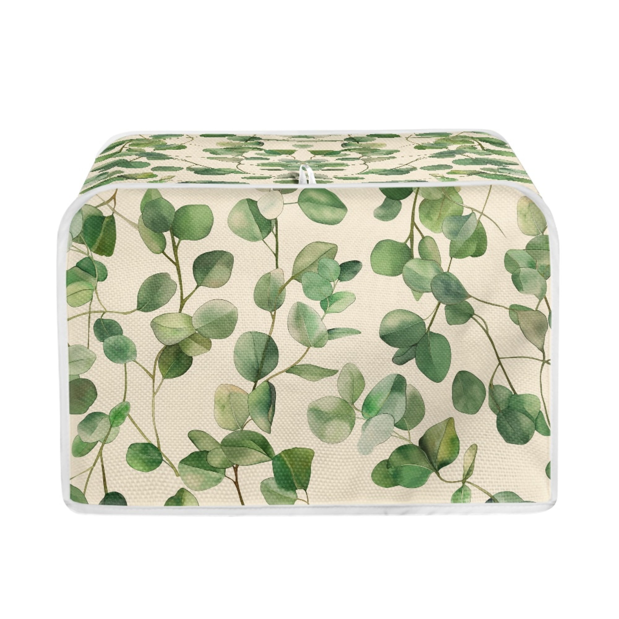 Yuyamidu Green Leaves Toaster Cover Wide Slot Bread Machine Protective ...