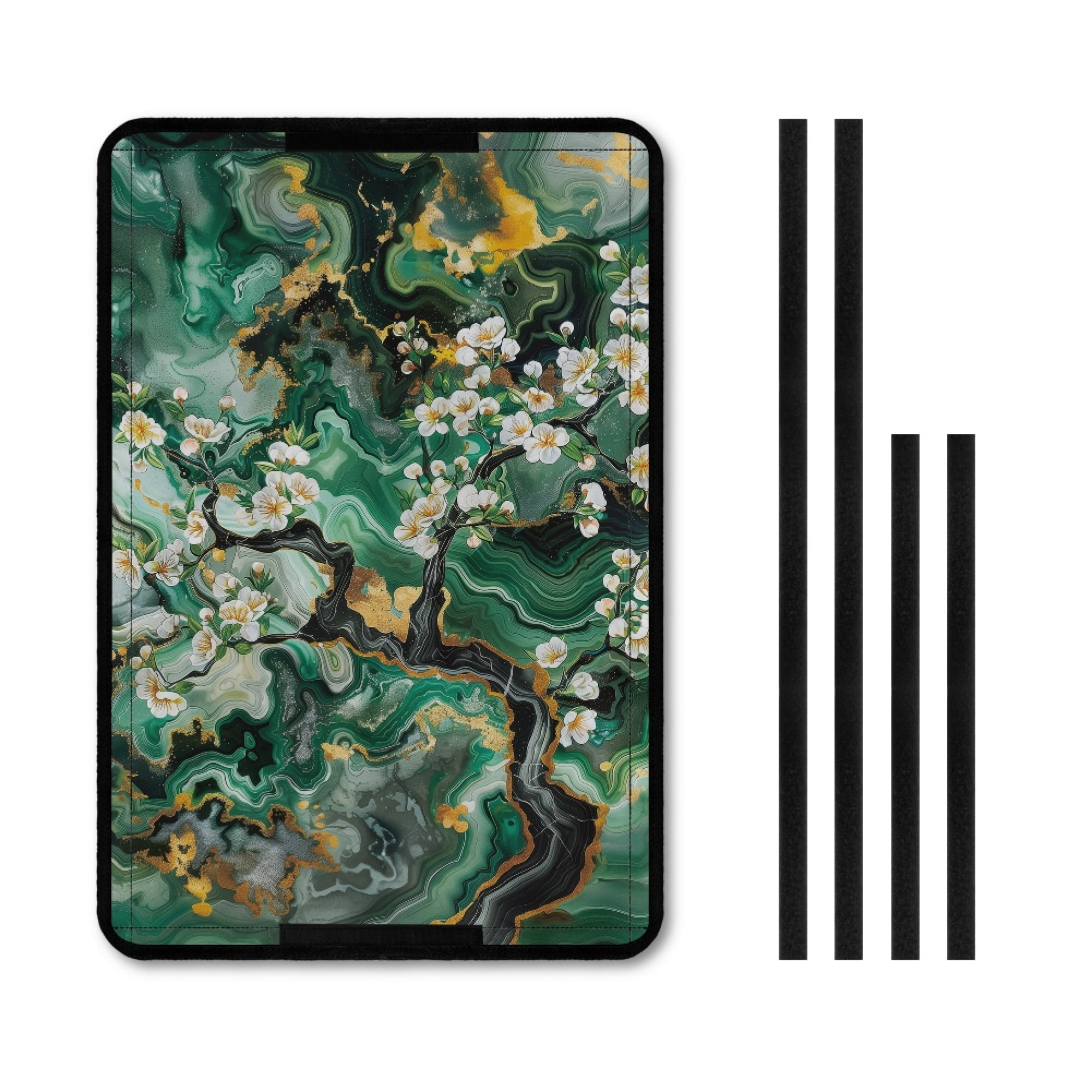 Yuyamidu Green Marble Print RV Door Window Shade Cover for Inside ...