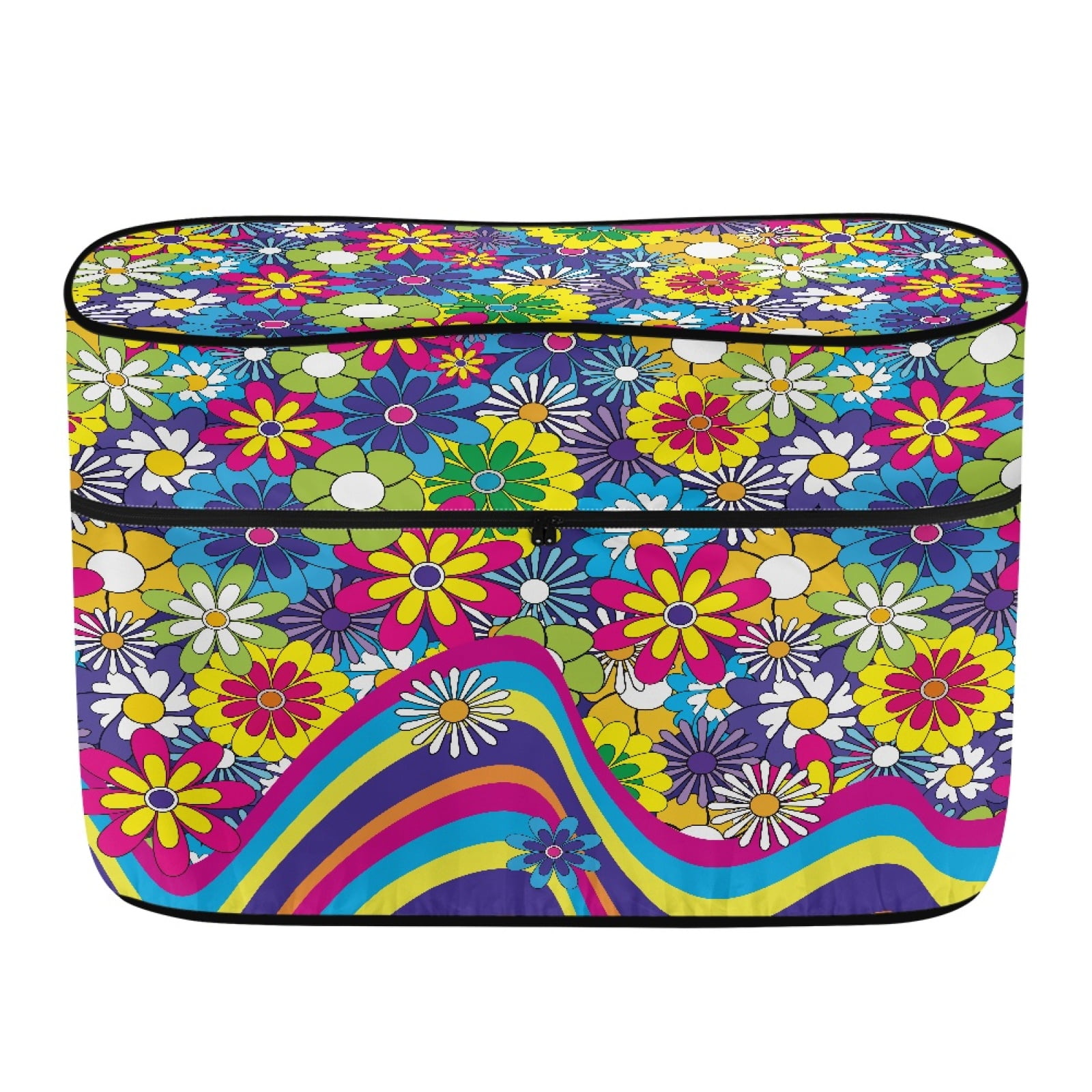 Yuyamidu Hippie Flowers Propane Tank Cover Dual 40lb Camper Propane ...