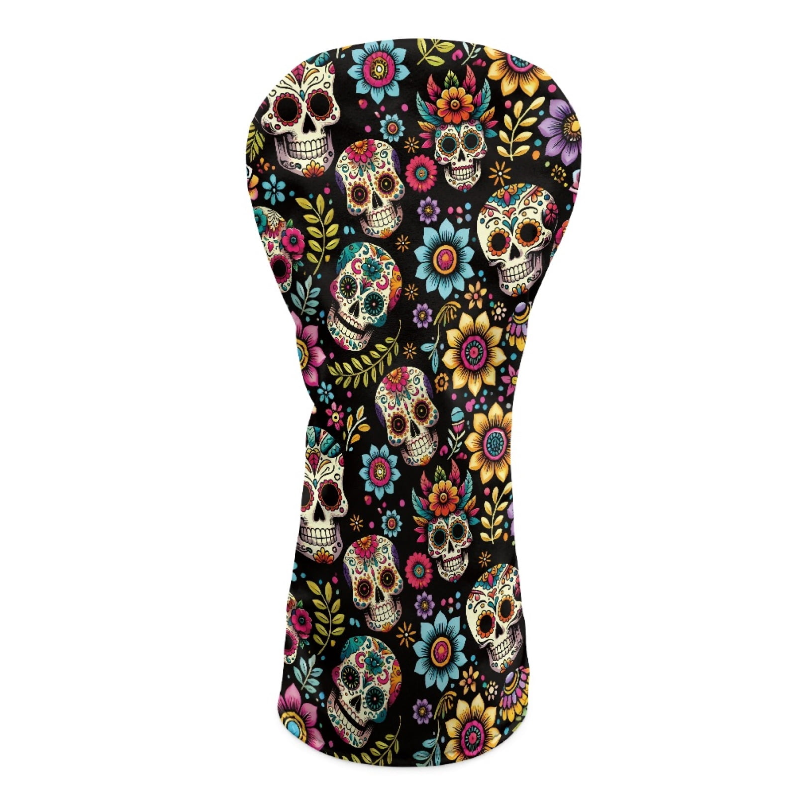 Yuyamidu Hippie Skull Golf Club Head Cover with Soft Lining Colorful ...