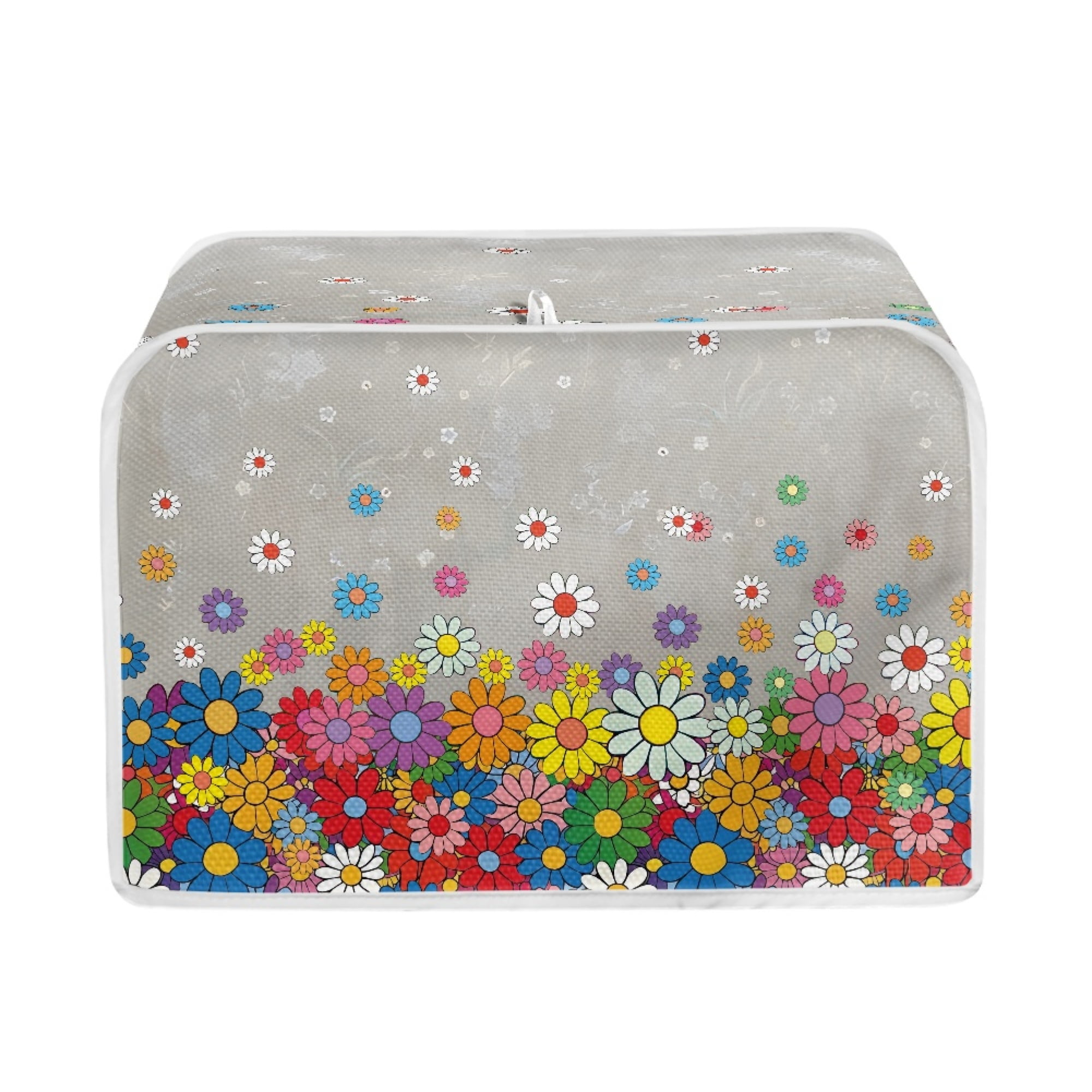 Yuyamidu Hippie Toaster Dust Cover 2 Slice Daisy Bread Machine Cover ...
