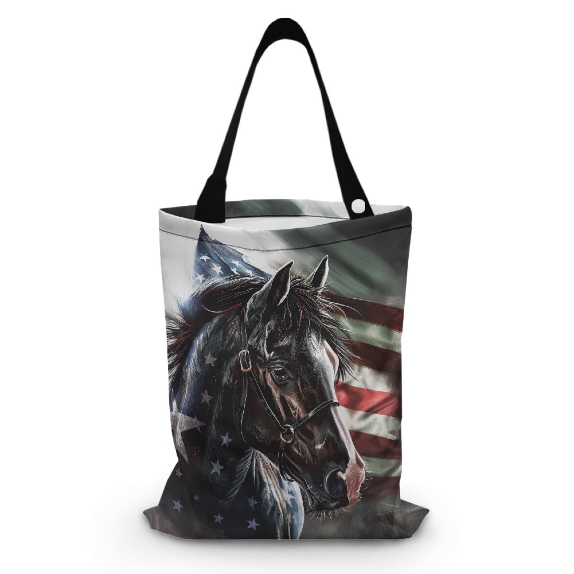 Yuyamidu Horse Car Trash Bag American Flag Car Garbage Bag Hanging ...