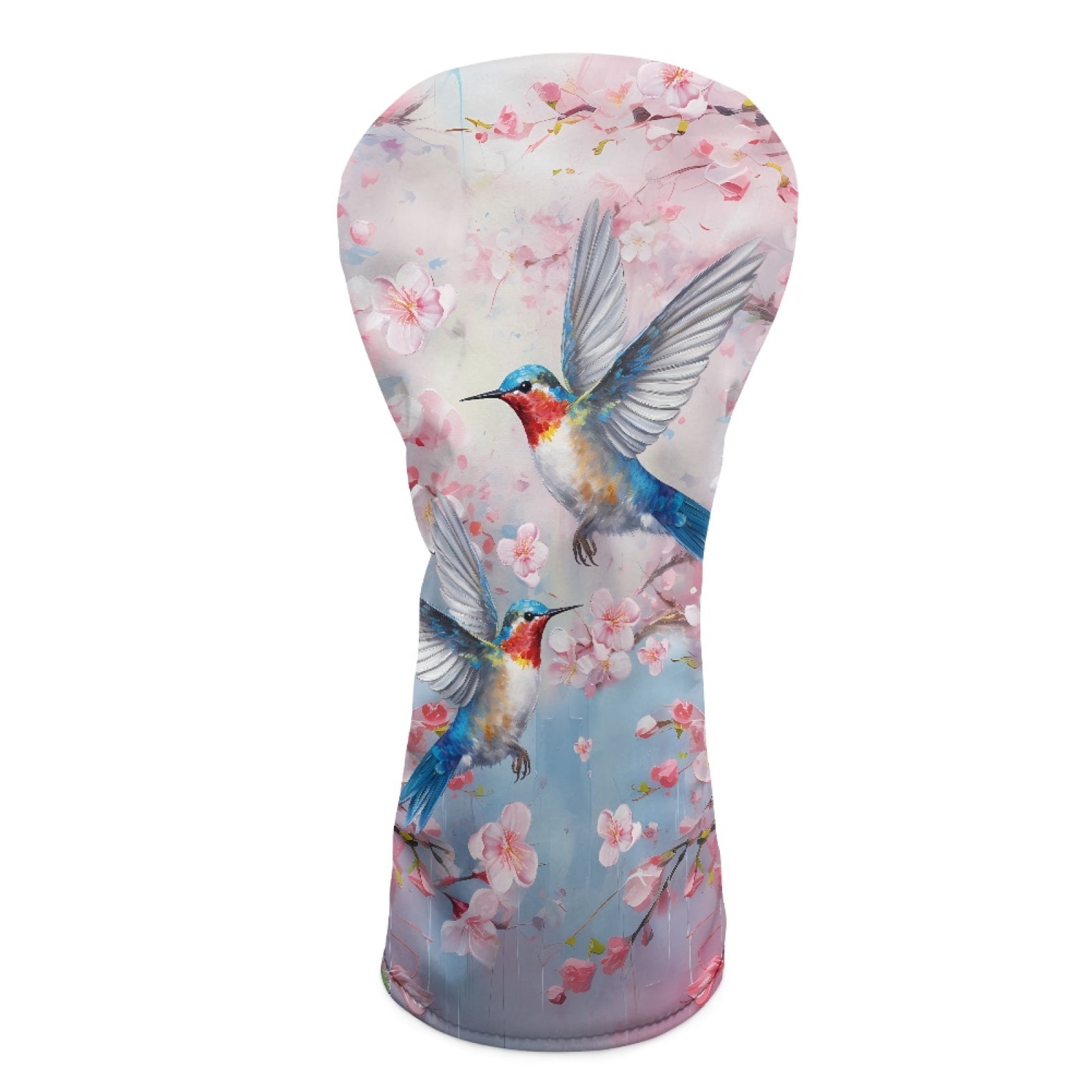 Yuyamidu Hummingbird Golf Club Head Cover, Pink Flowers Golf Headcover ...