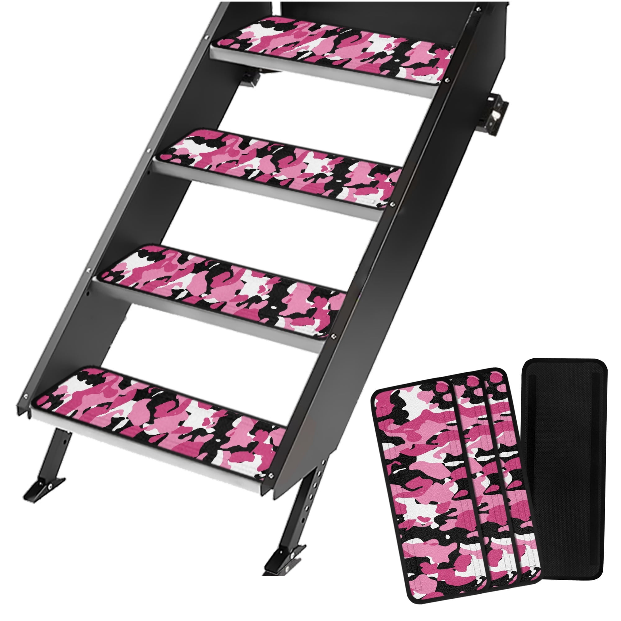 Yuyamidu Pink Camo RV Step Cover Camouflage RV Stair Covers Non Slip ...