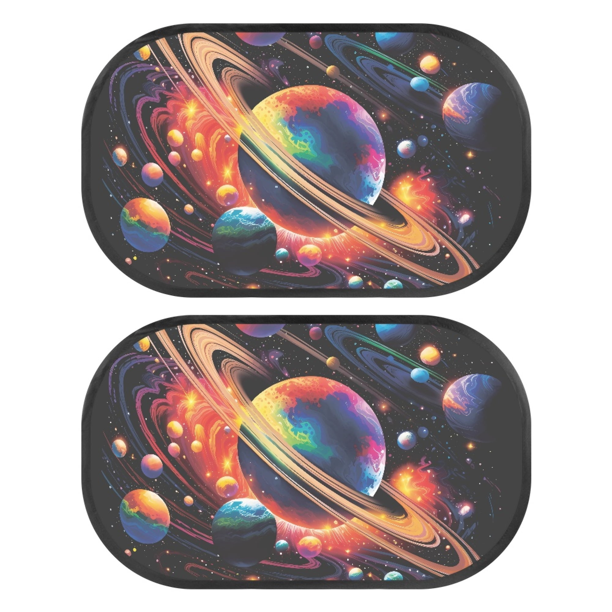 Yuyamidu Planet Car Window Shades for Side Window 2 Pack Outer Space ...