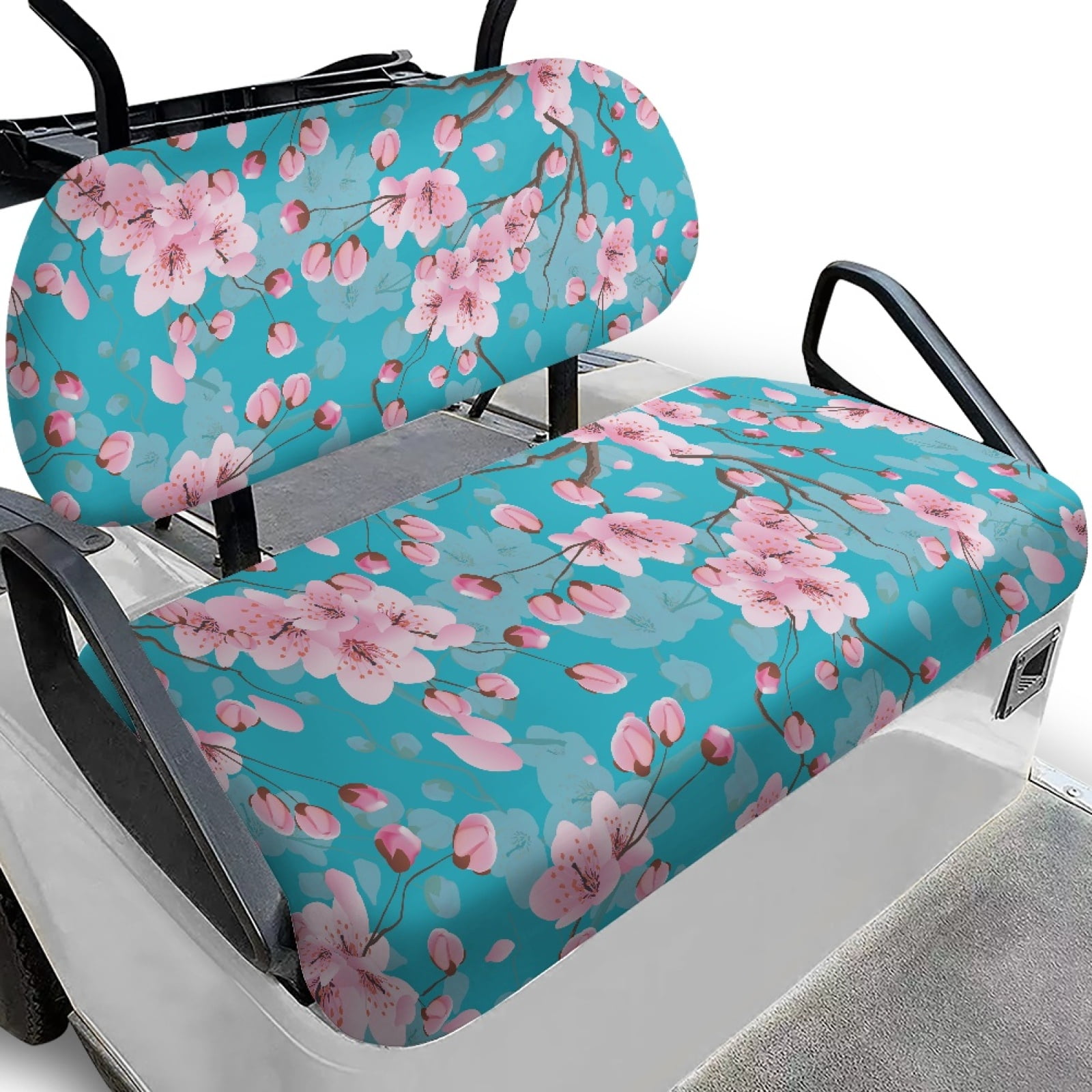 Yuyamidu Plum Blossom Golf Cart Seat Cover Easy to Install Golf Cart ...